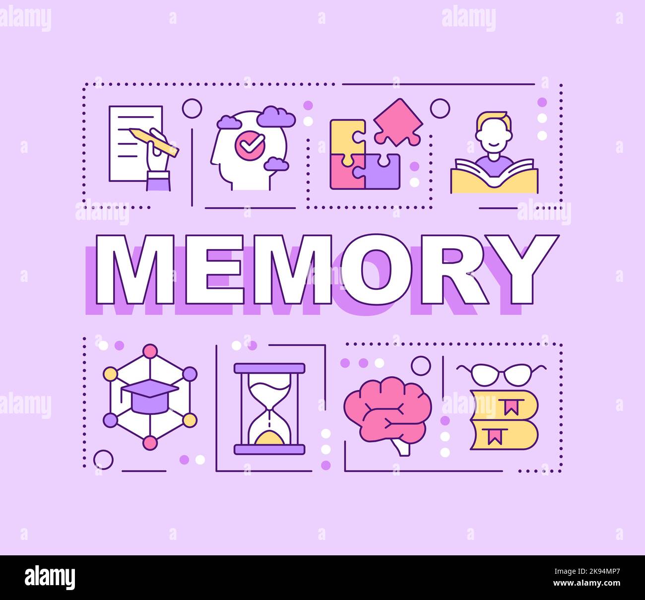 Memorising Stock Vector Images - Alamy
