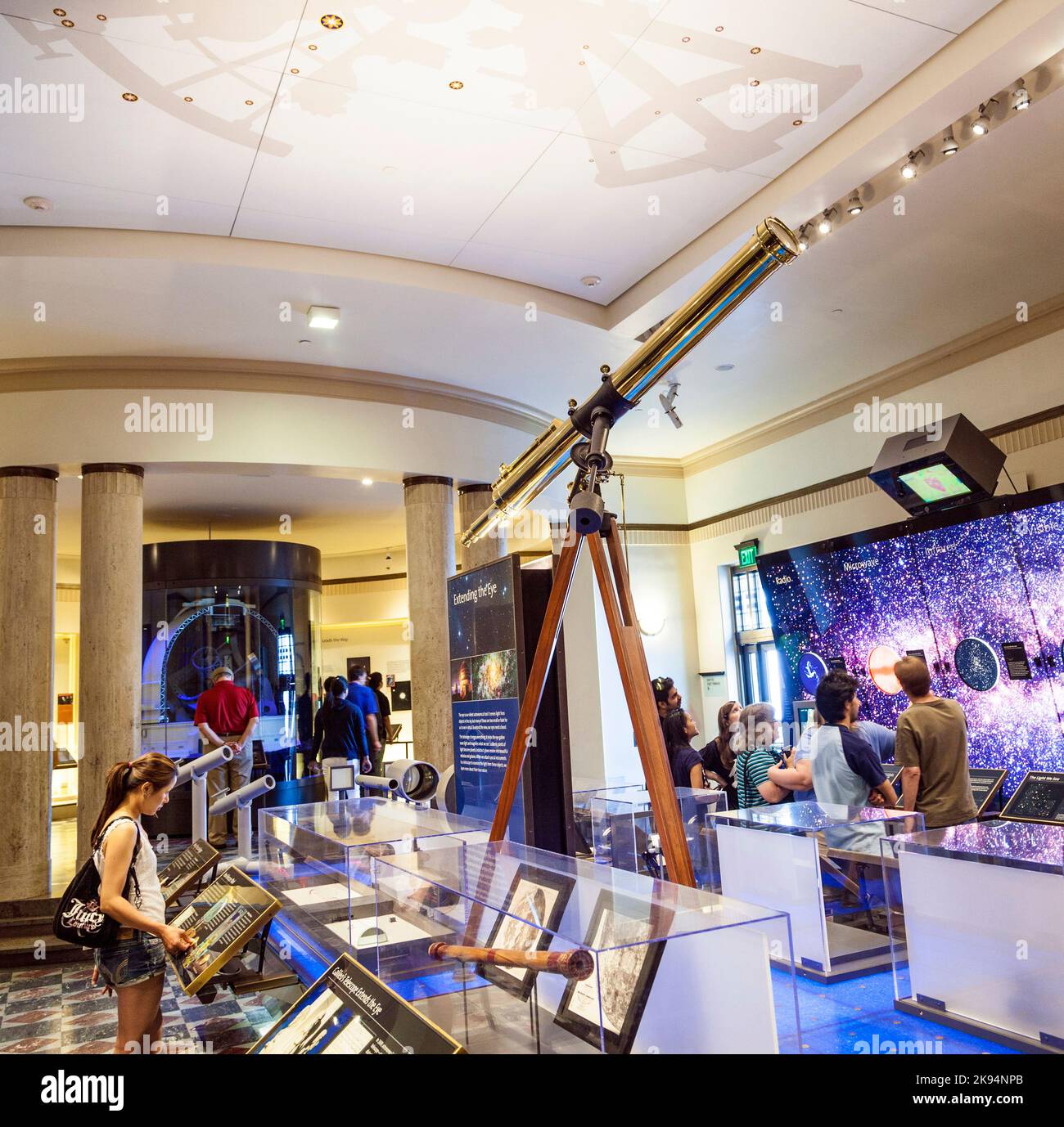 LOS ANGELES, USA - June 10: people visit the museum of the Griffith ...