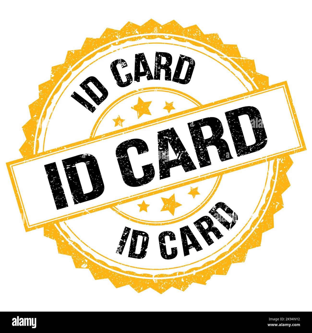 Id card yellow Cut Out Stock Images & Pictures - Alamy