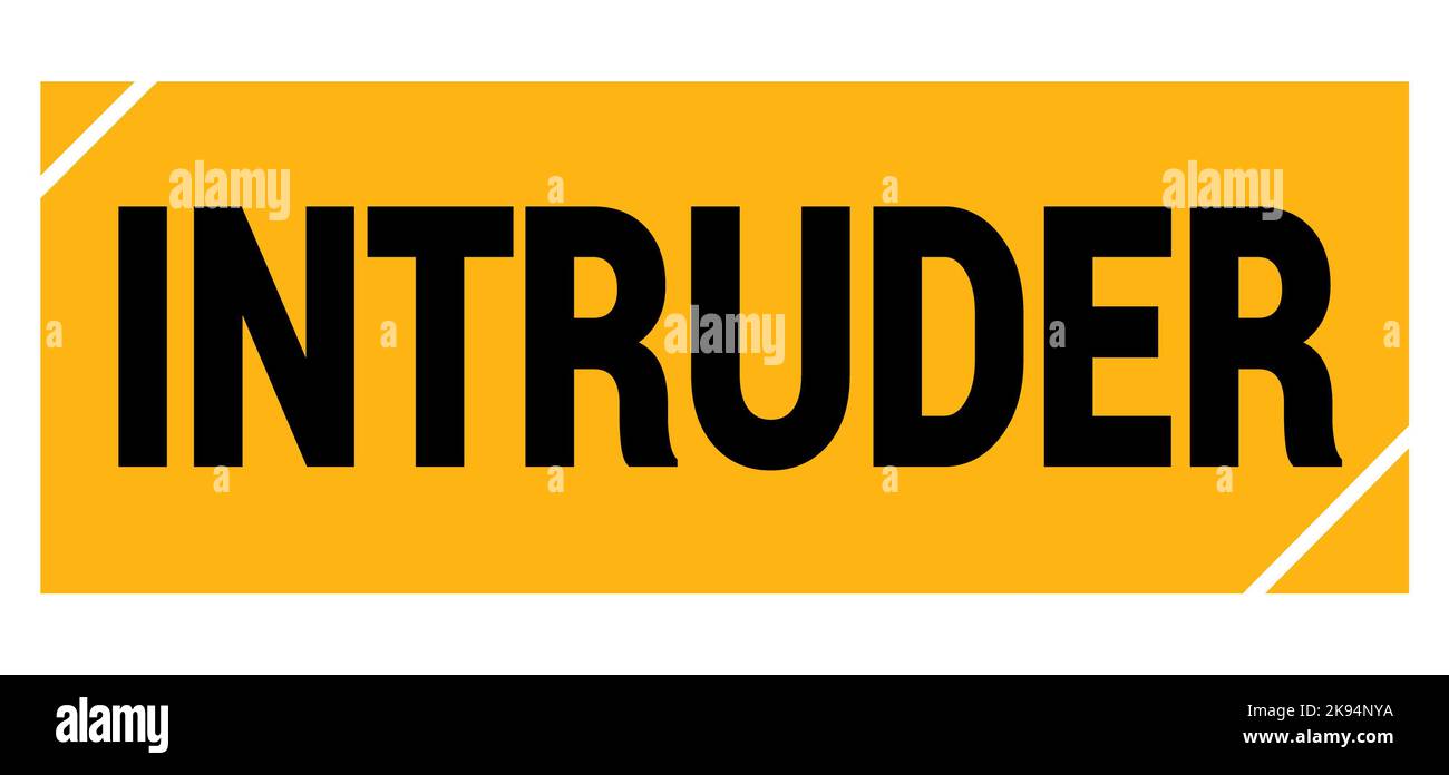Intruder logo hi-res stock photography and images - Alamy