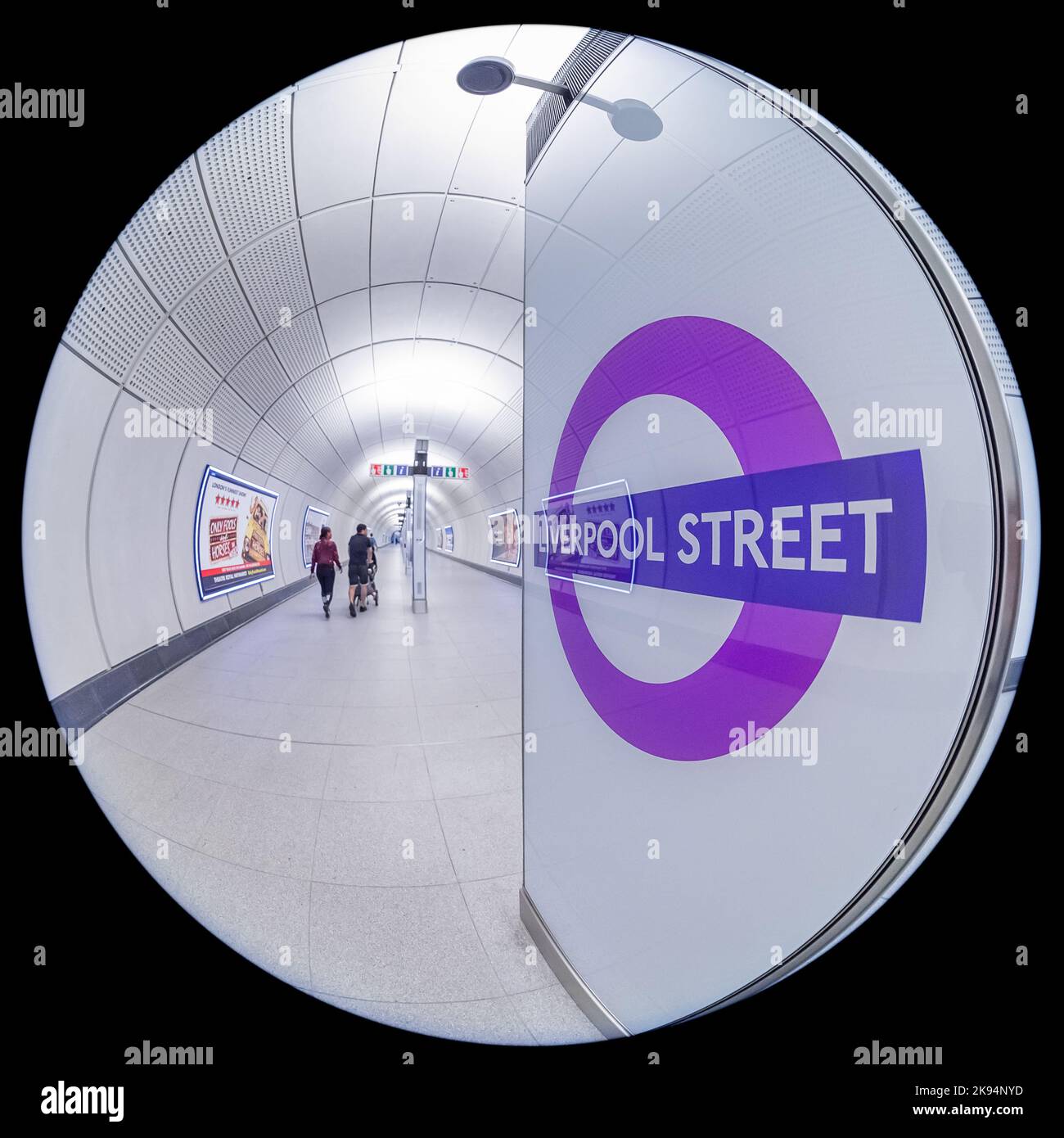 Liverpool Street Station - Elizabeth Line Station Stock Photo - Alamy