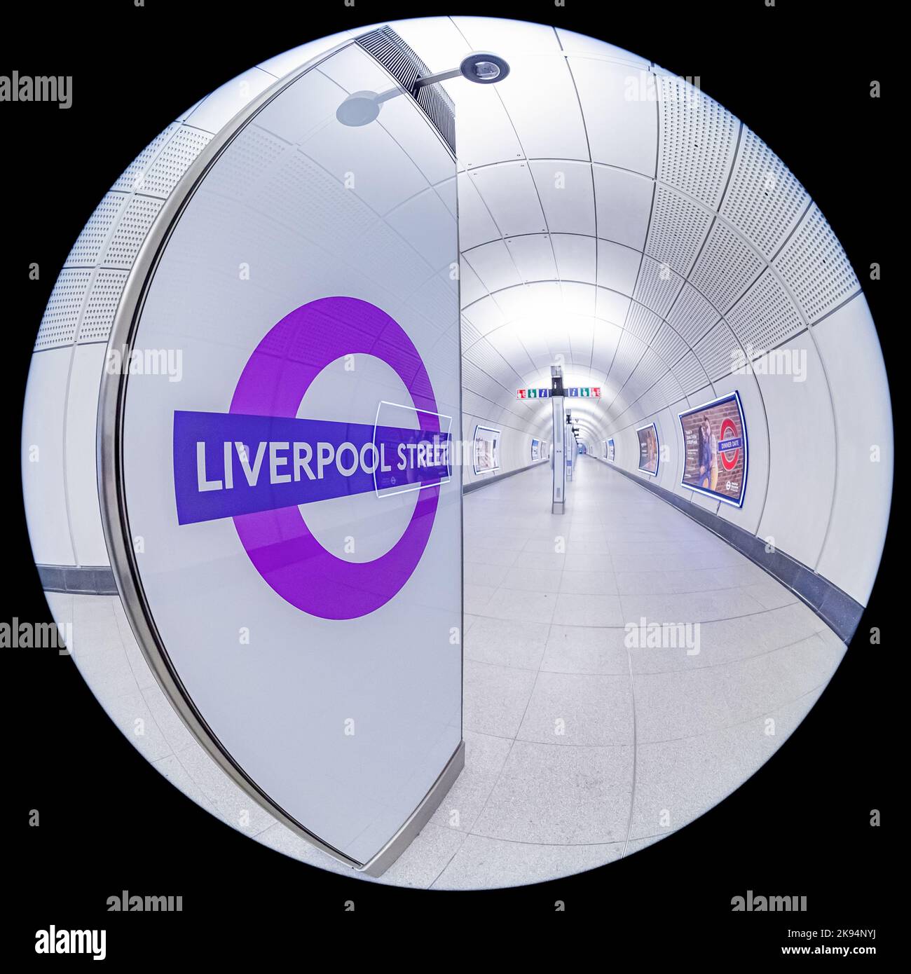 Liverpool Street Station - Elizabeth Line Station Stock Photo - Alamy