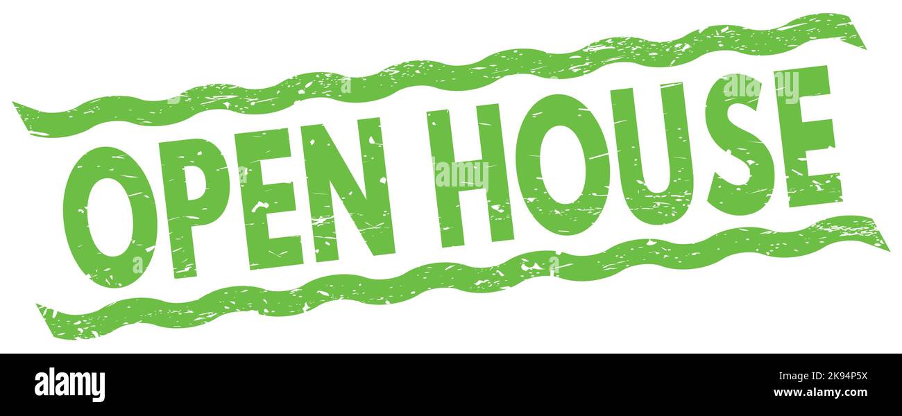 Open house stamp hi-res stock photography and images - Alamy