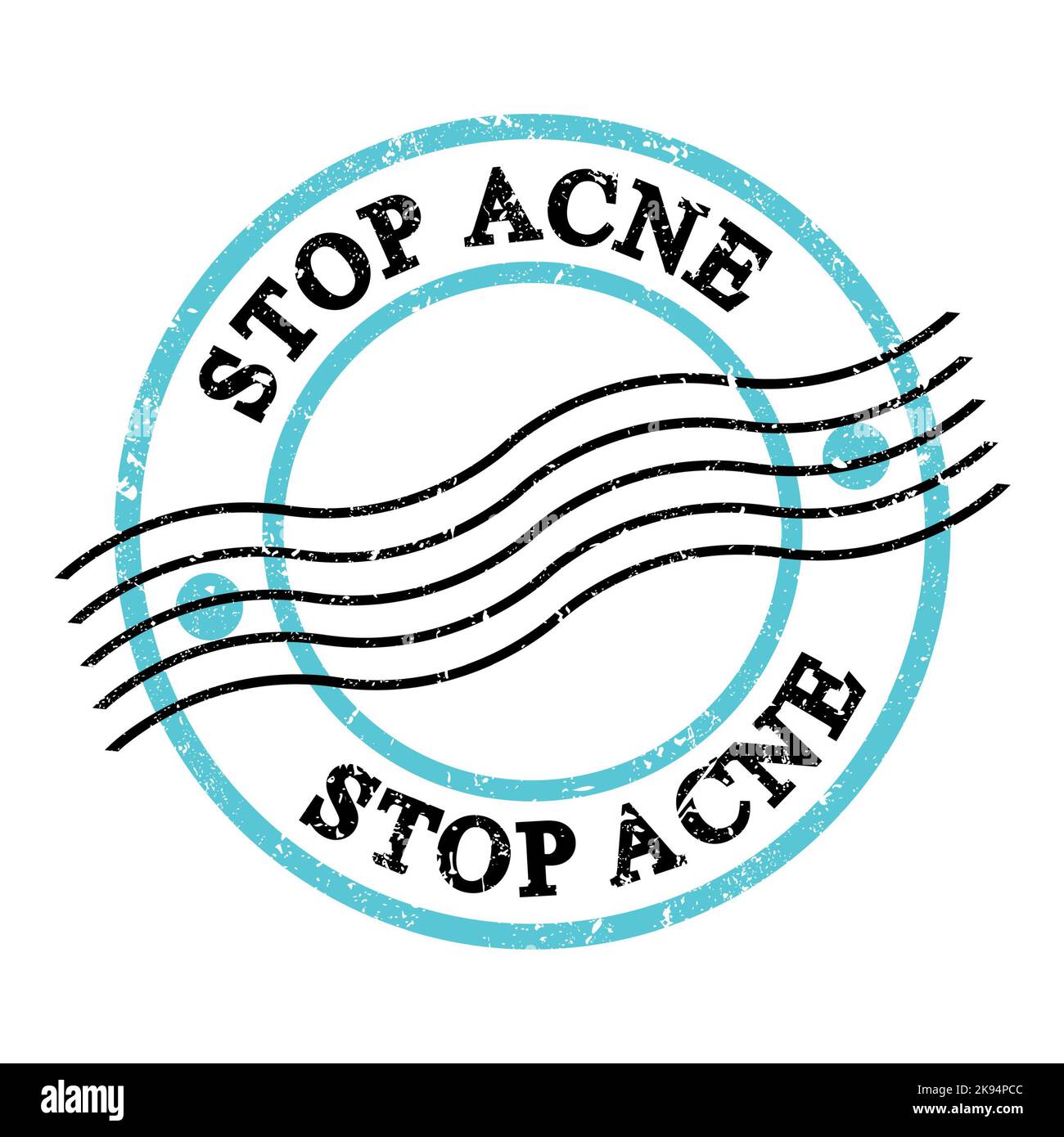 Stop acne stamp hi-res stock photography and images - Alamy