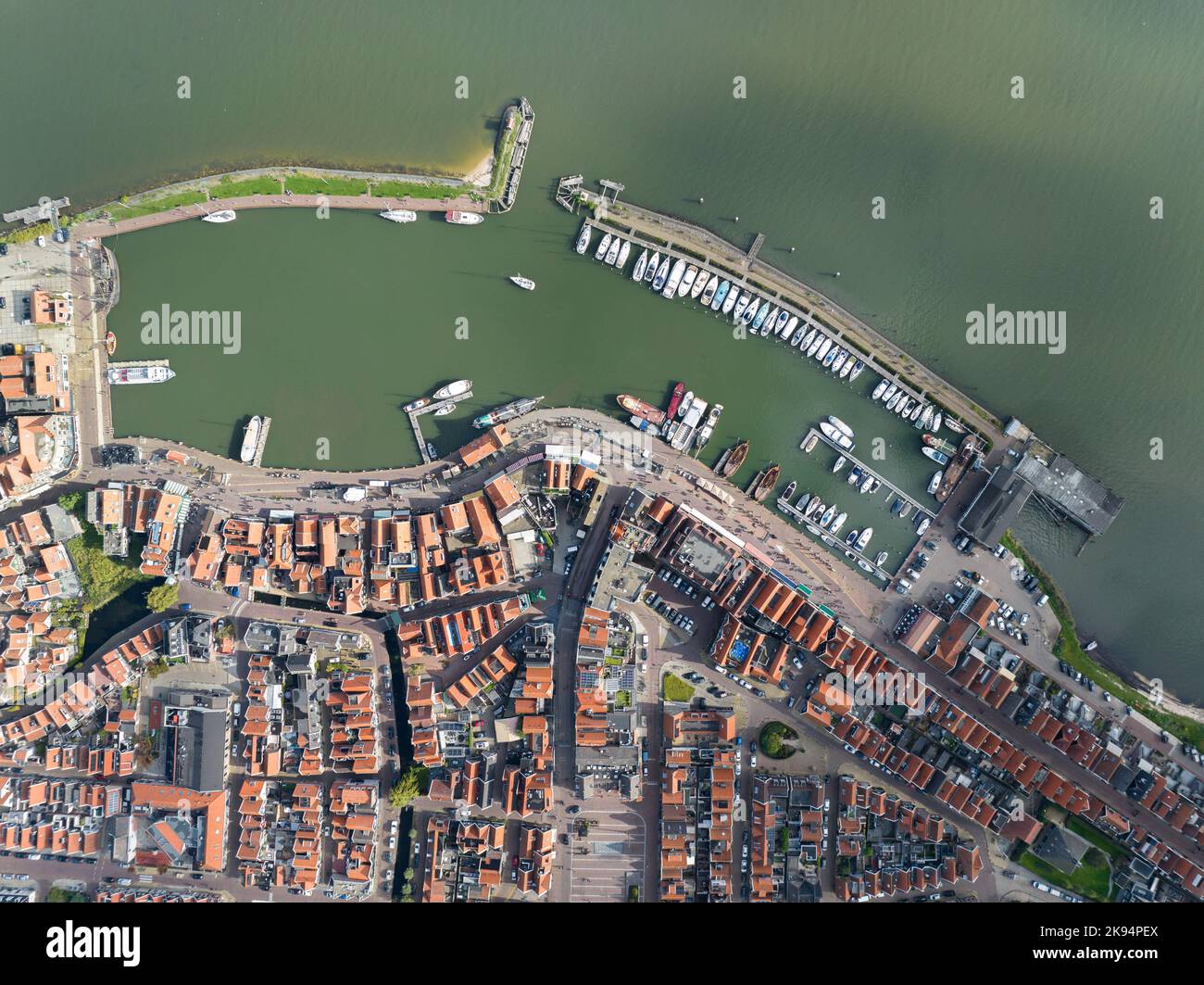 Volendam, Netherlands. Traditional dutch fishing village city ...