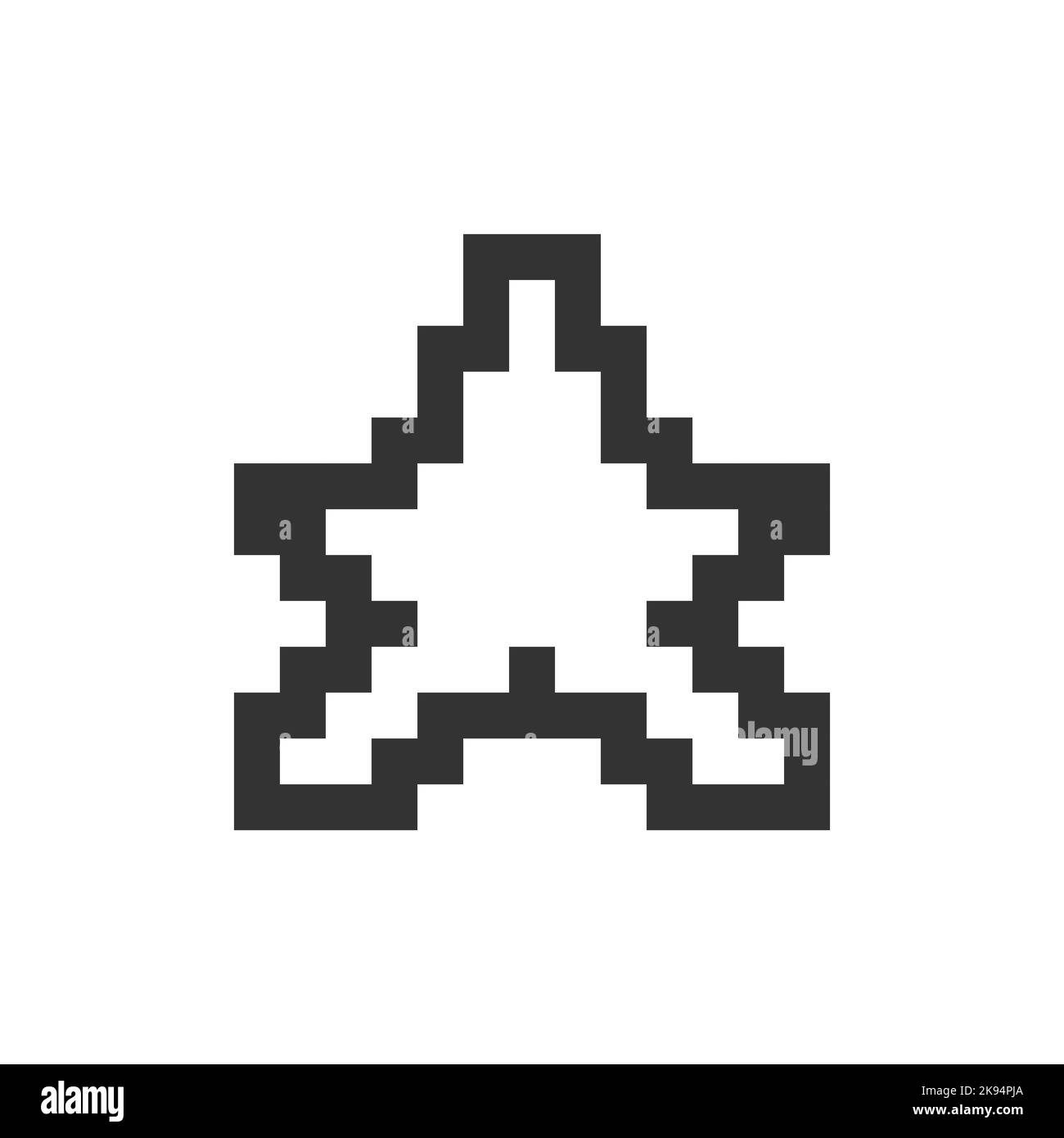 Star pixelated ui icon Stock Vector Image & Art - Alamy