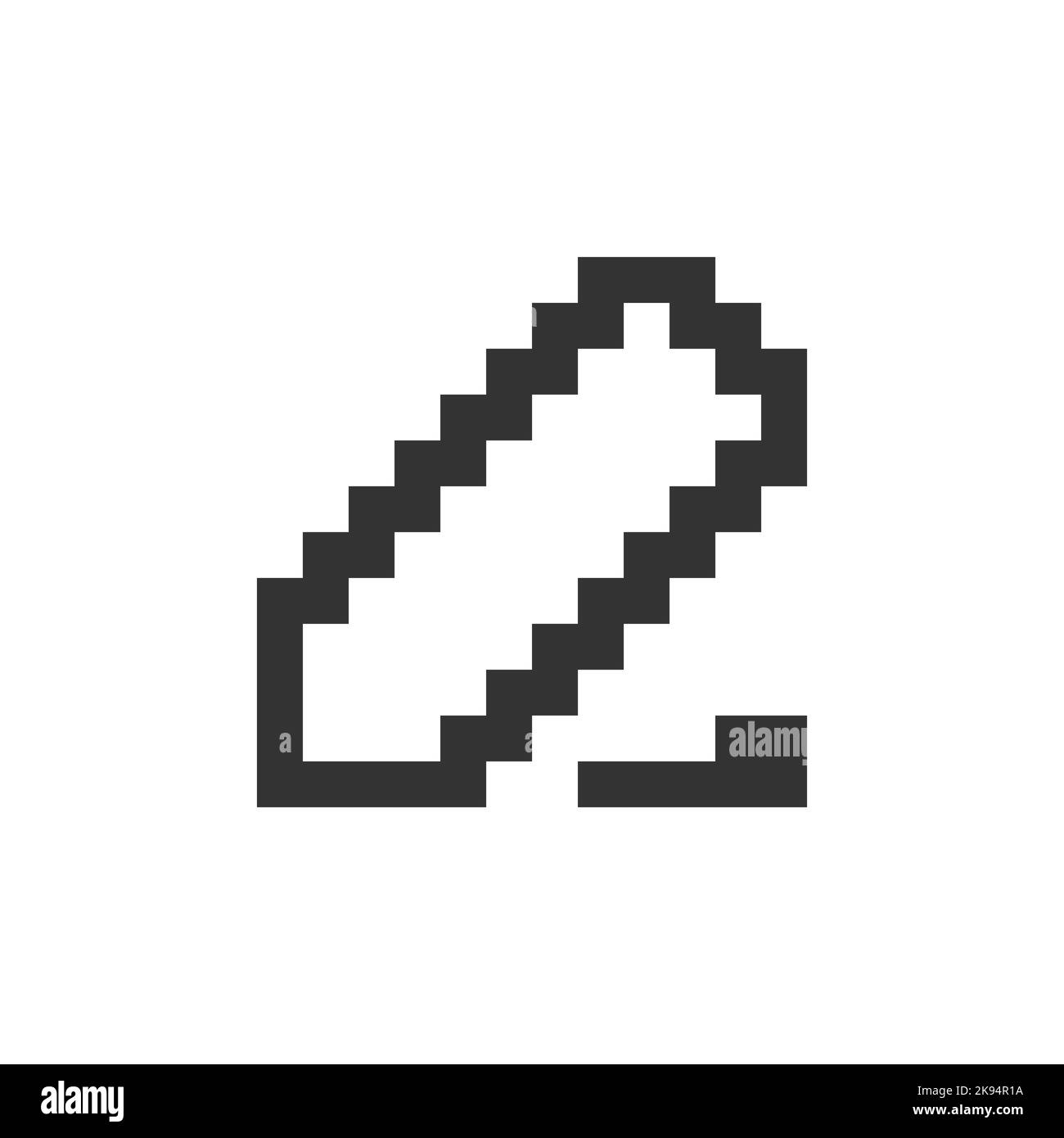 Pixel art writing pixel illustration hi-res stock photography and ...