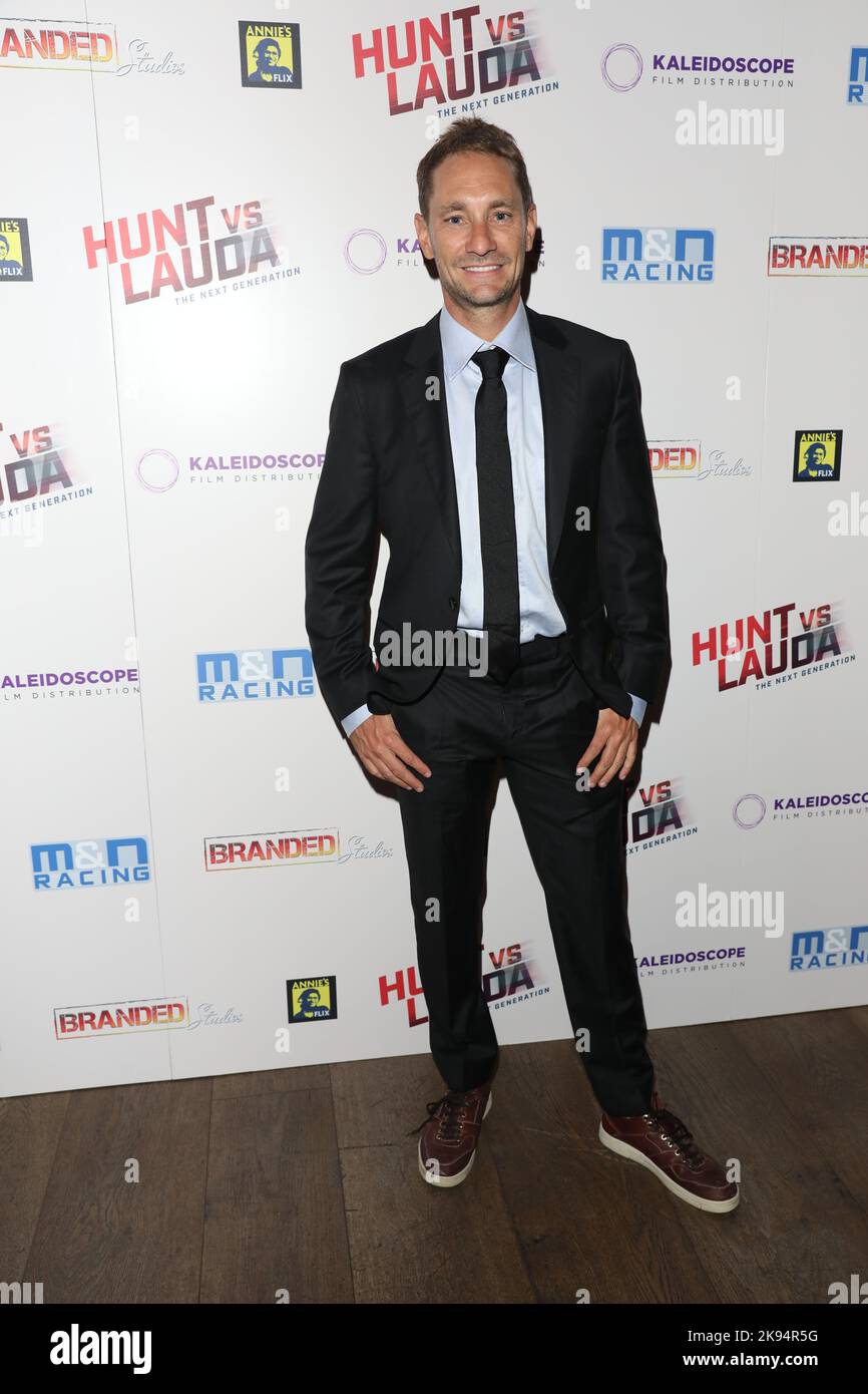 Mathias Lauda attends the World Premiere of Hunt vs Lauda: The Next ...