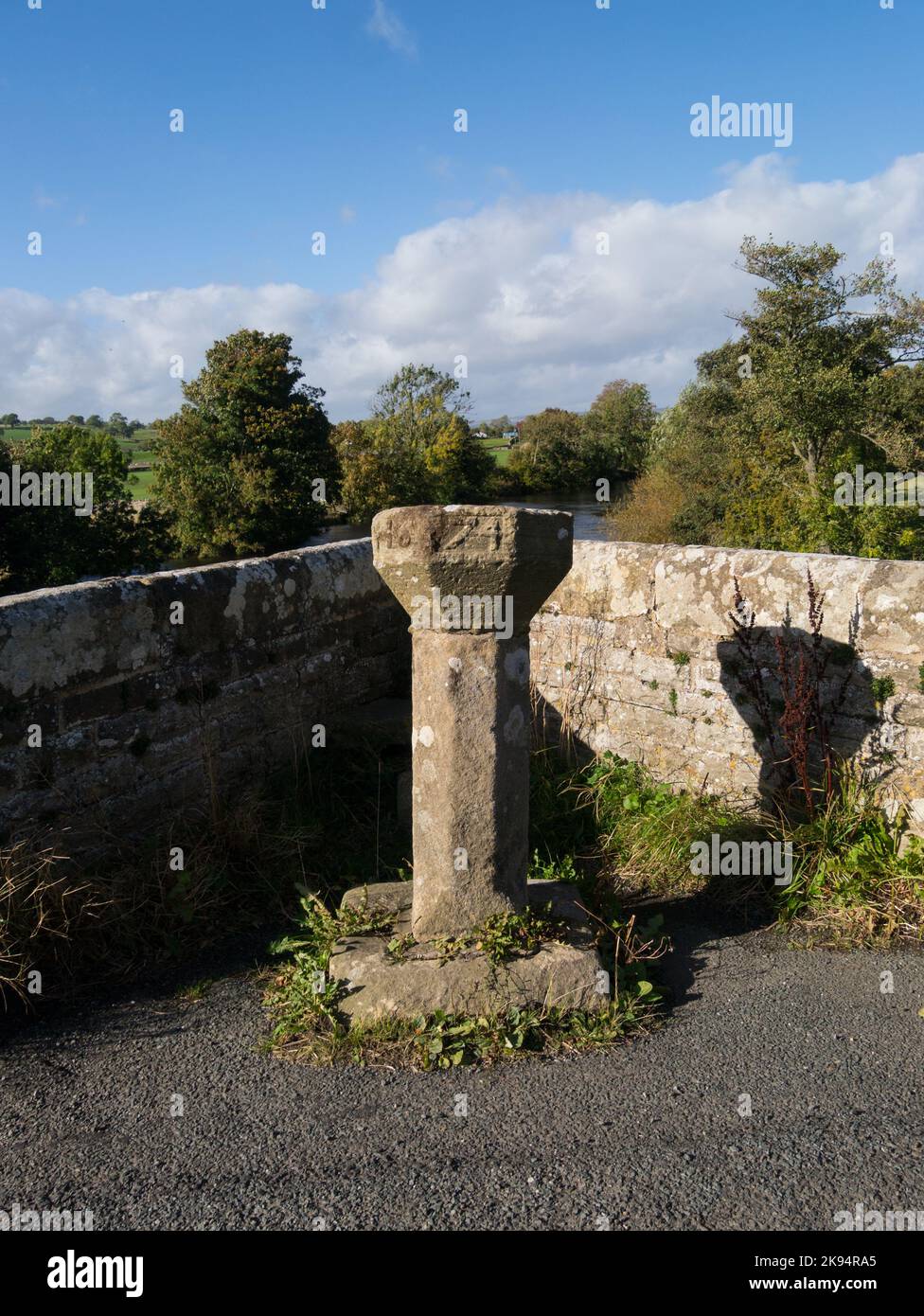 Ulshaw Bridge Ulshaw hamlet North Yorkshire England UK Grade 11 listed ...