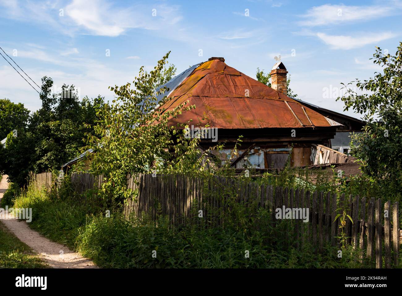 Old rural house in the Russian outback Stock Photo - Alamy
