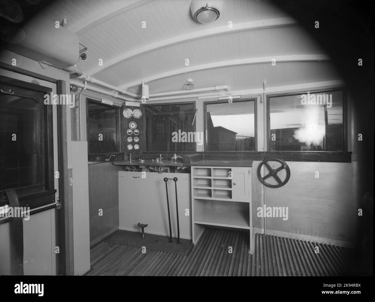 State Railways, SJ X4C/CF1 305, 306 Driver room Stock Photo - Alamy