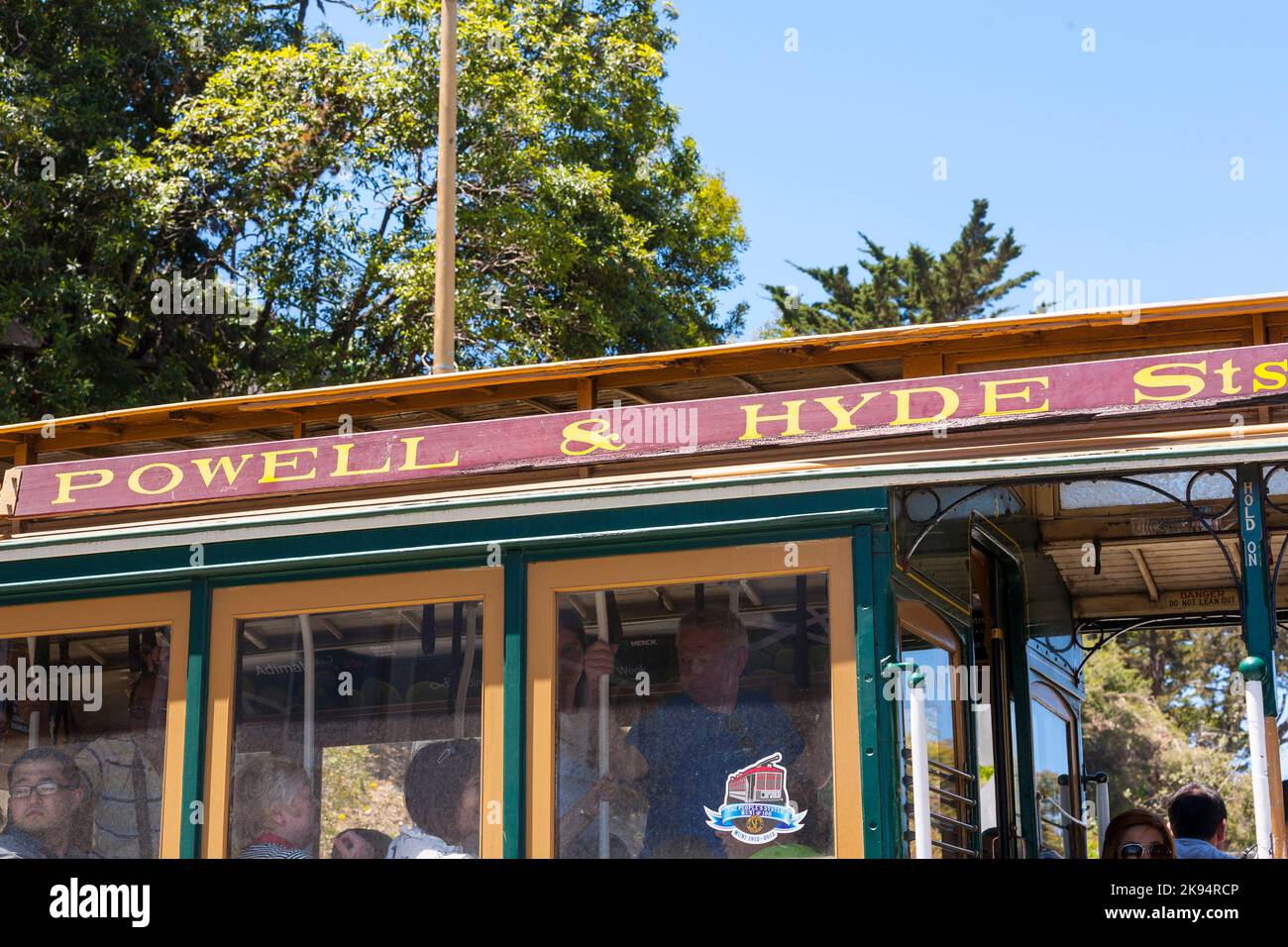 SAN FRANCISCO - JUNE 20: Famous Cable Car Bus near Fisherman's Wharf on ...