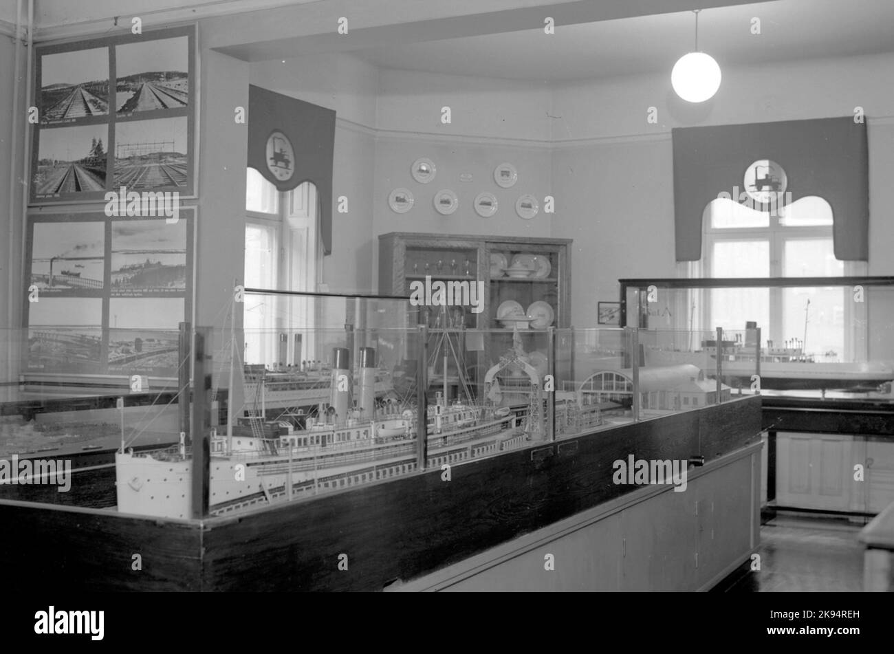 Sal A o B, models of train ferries; Railway Museum Stock Photo - Alamy