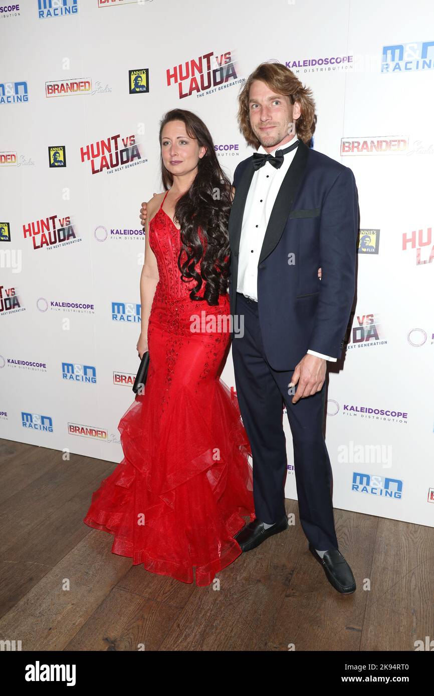 Freddie Hunt and Charlotte Fantelli attend the World Premiere of Hunt ...
