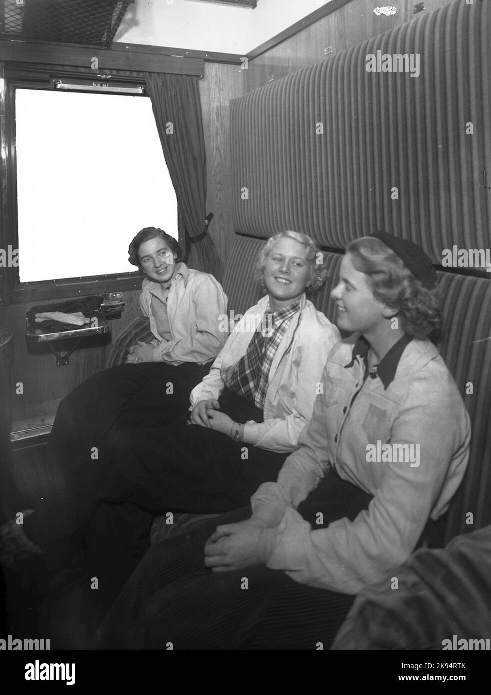 State Railways, SJ AC02C, sleeping compartment. 3rd grade Stock Photo ...