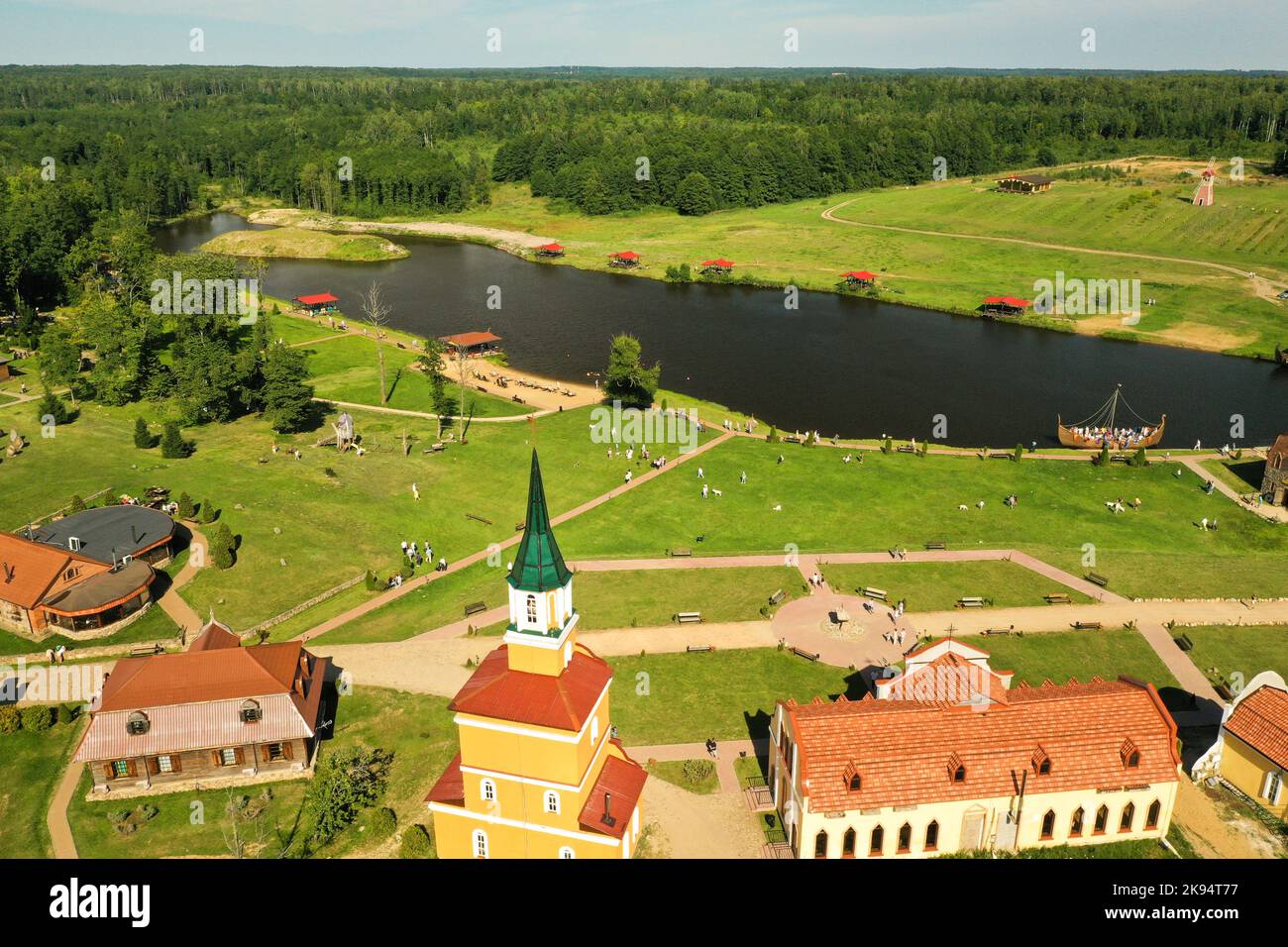 Park-museum of interactive history of Sulla in Belarus. Medieval ...