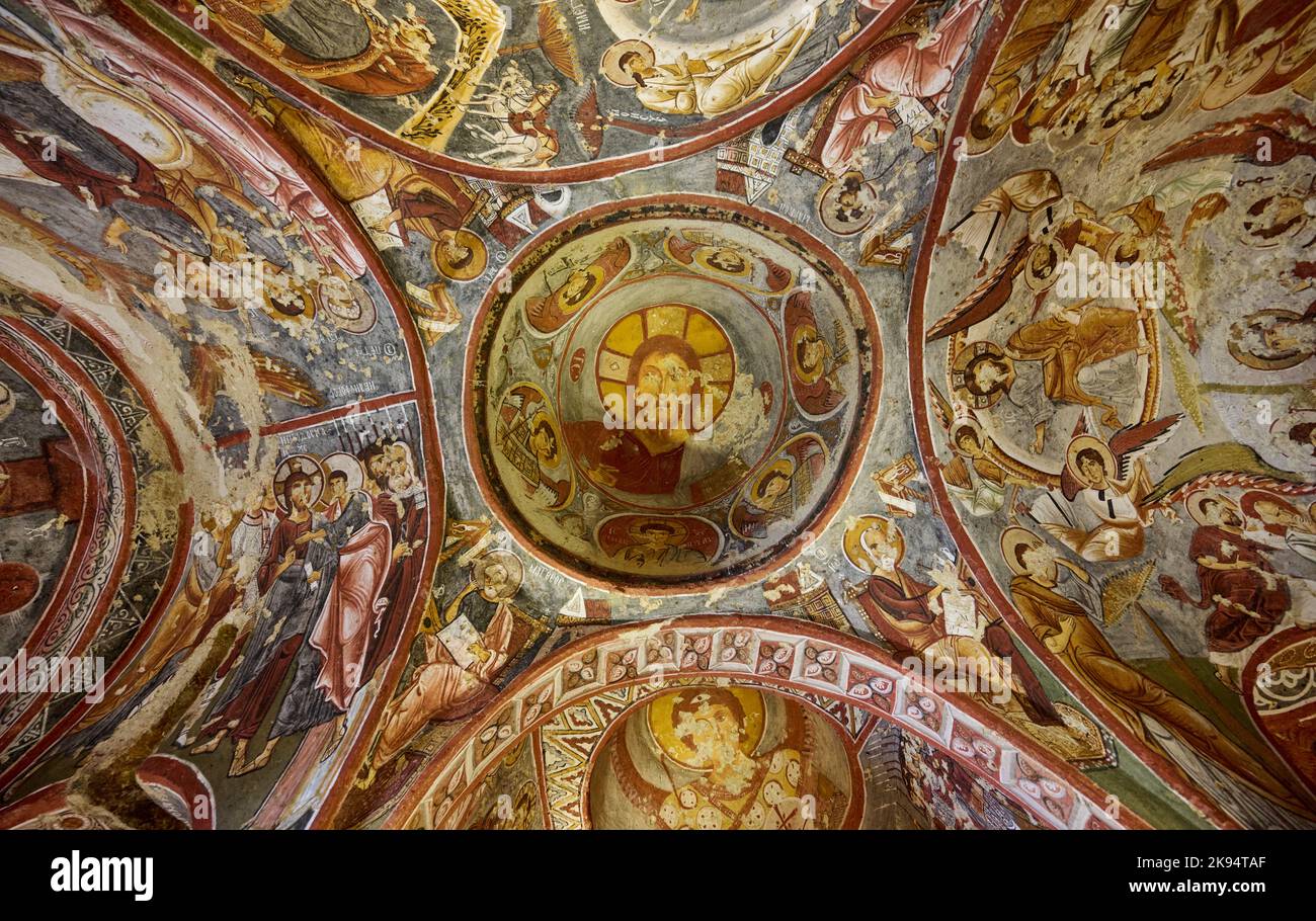 Church with Sandals or Carıklı Kilise, underground church in goreme ...