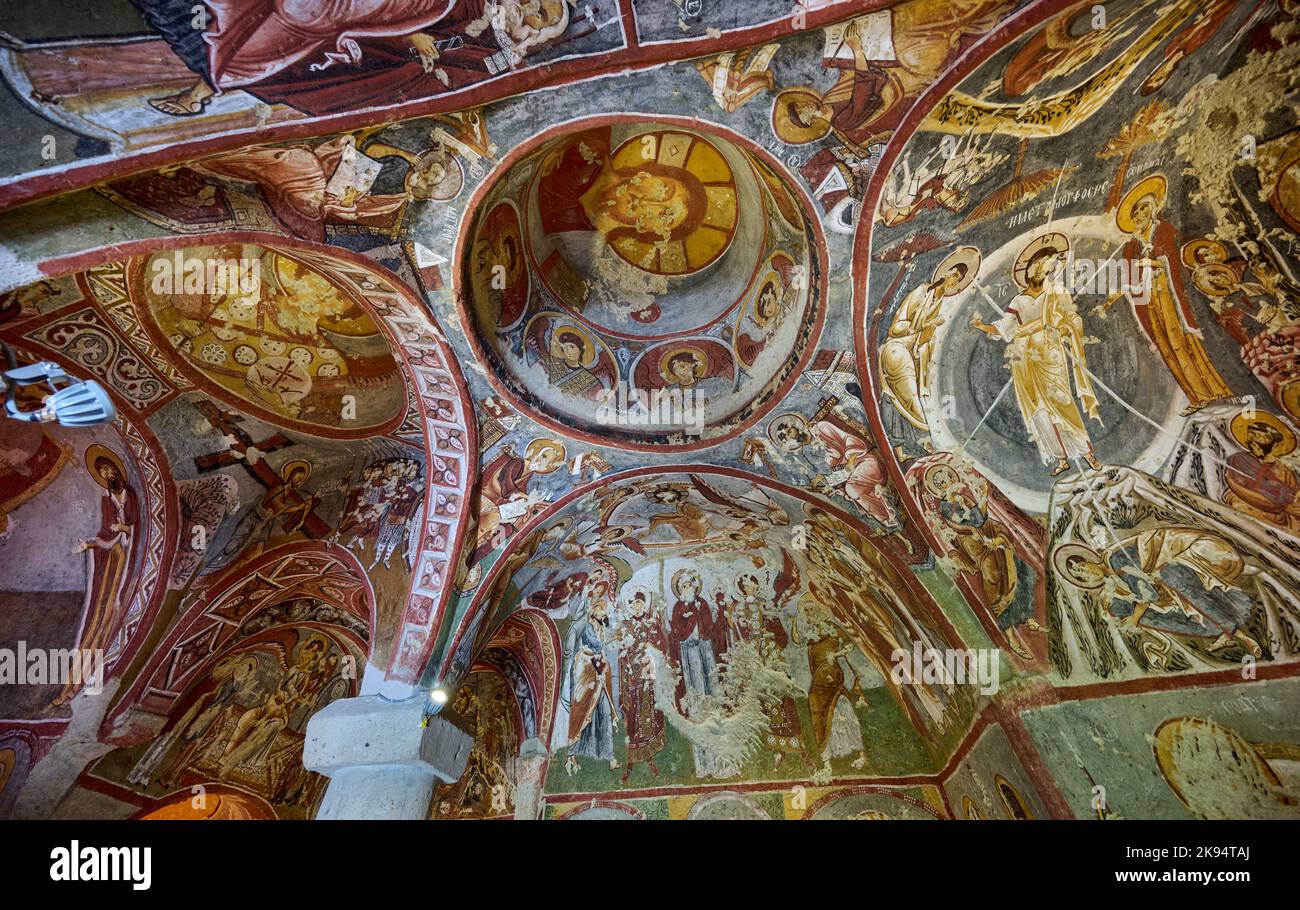 Church with Sandals or Carıklı Kilise, underground church in goreme ...