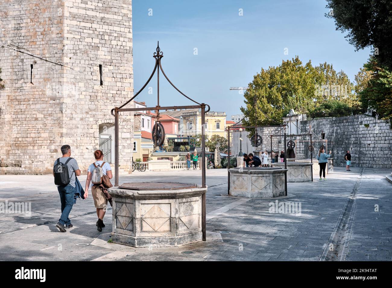In Five Wells Square a large cistern for drinking water with 5 ...