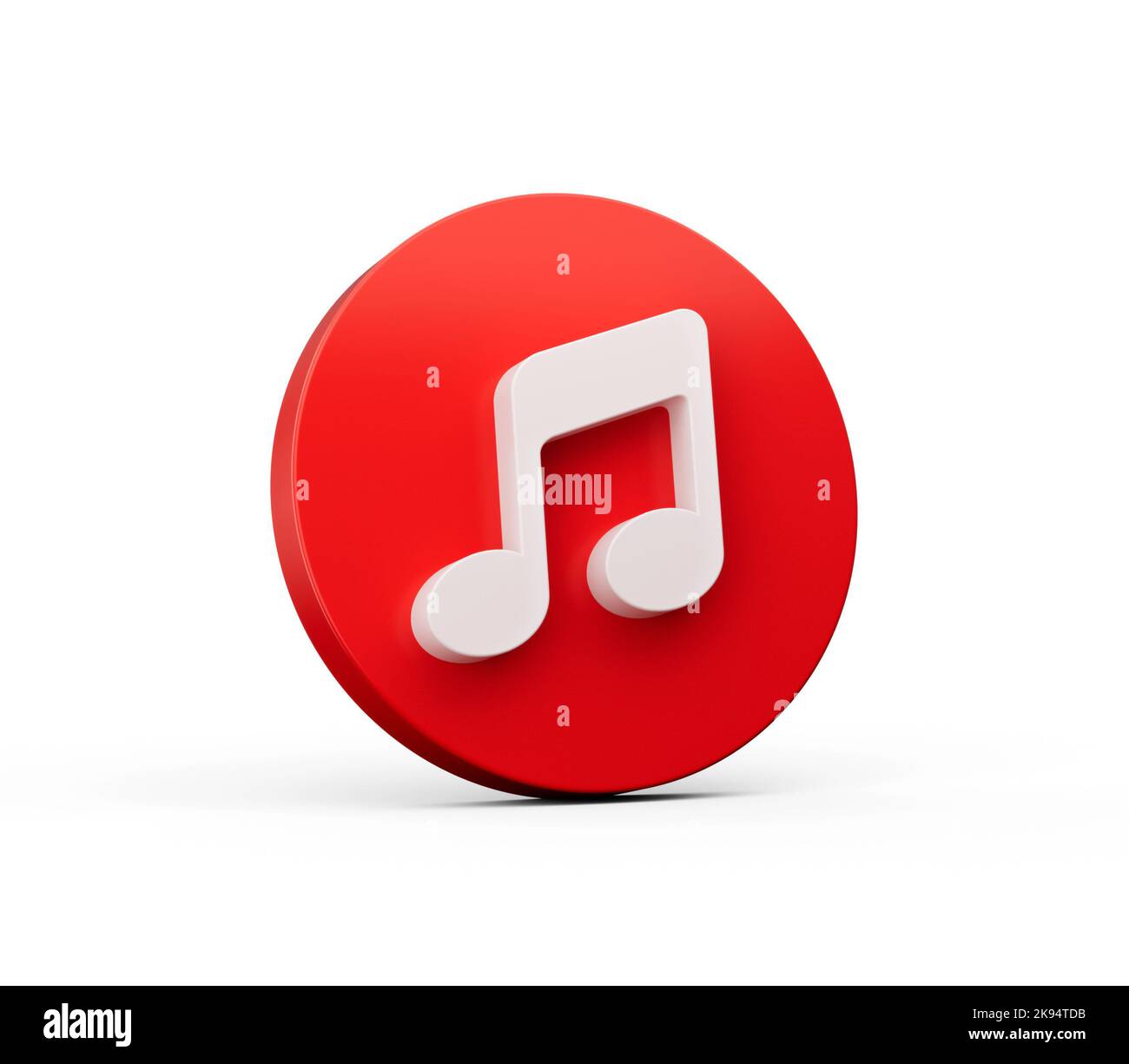 3d icon musical notes internet notification production online ...