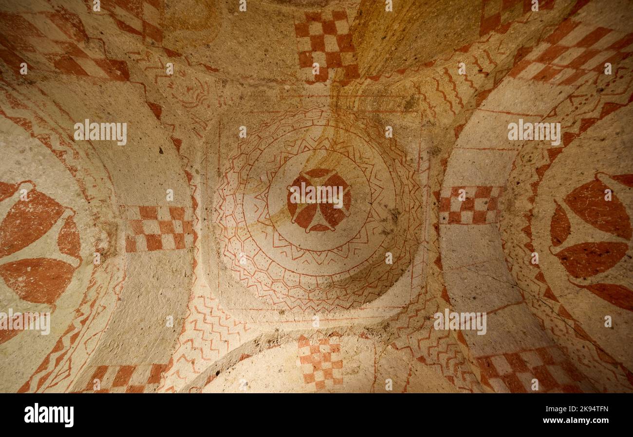 Maltese Cross Church, underground church in goreme open air museum ...