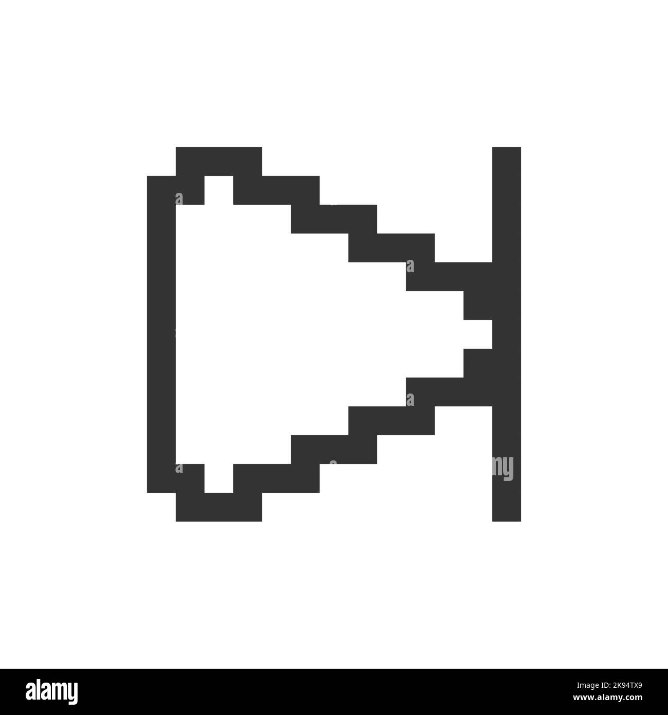 Skip next button flat Stock Vector Images - Alamy