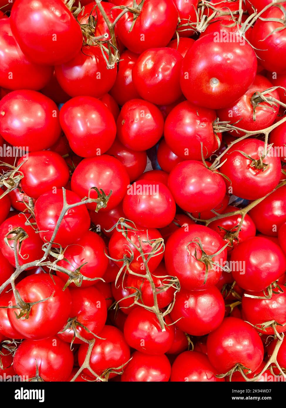 A closeup shot of red ripe tomato Stock Photo - Alamy