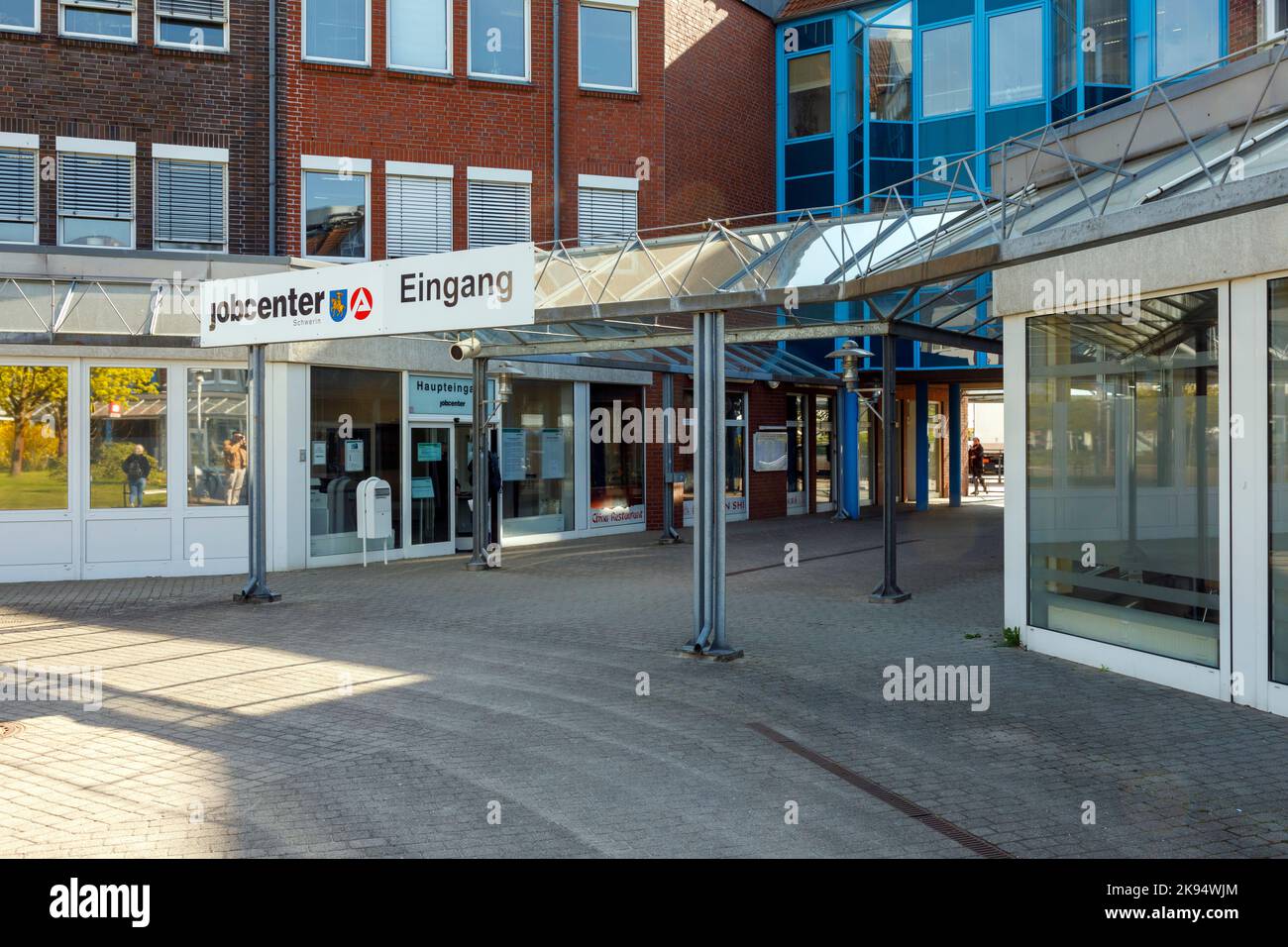 Employment agency and job center in Schwerin Stock Photo - Alamy