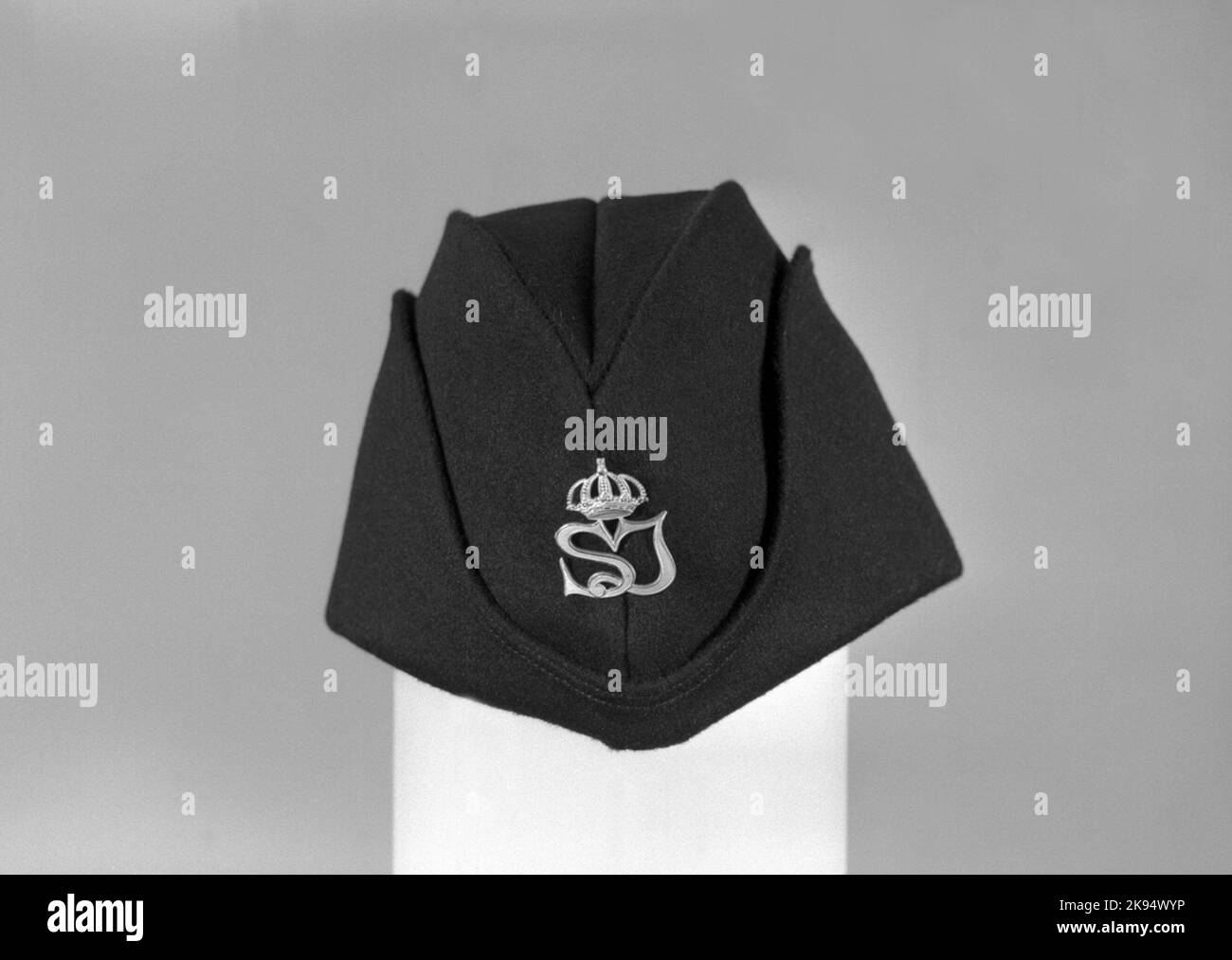 Uniform cap with SJ emblems Stock Photo - Alamy