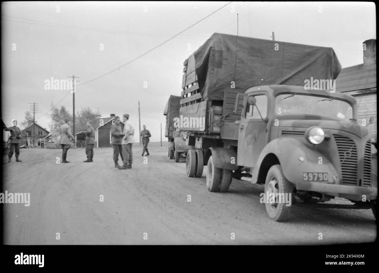During the evacuation of Finnish refugees, autumn 1944 Stock Photo - Alamy
