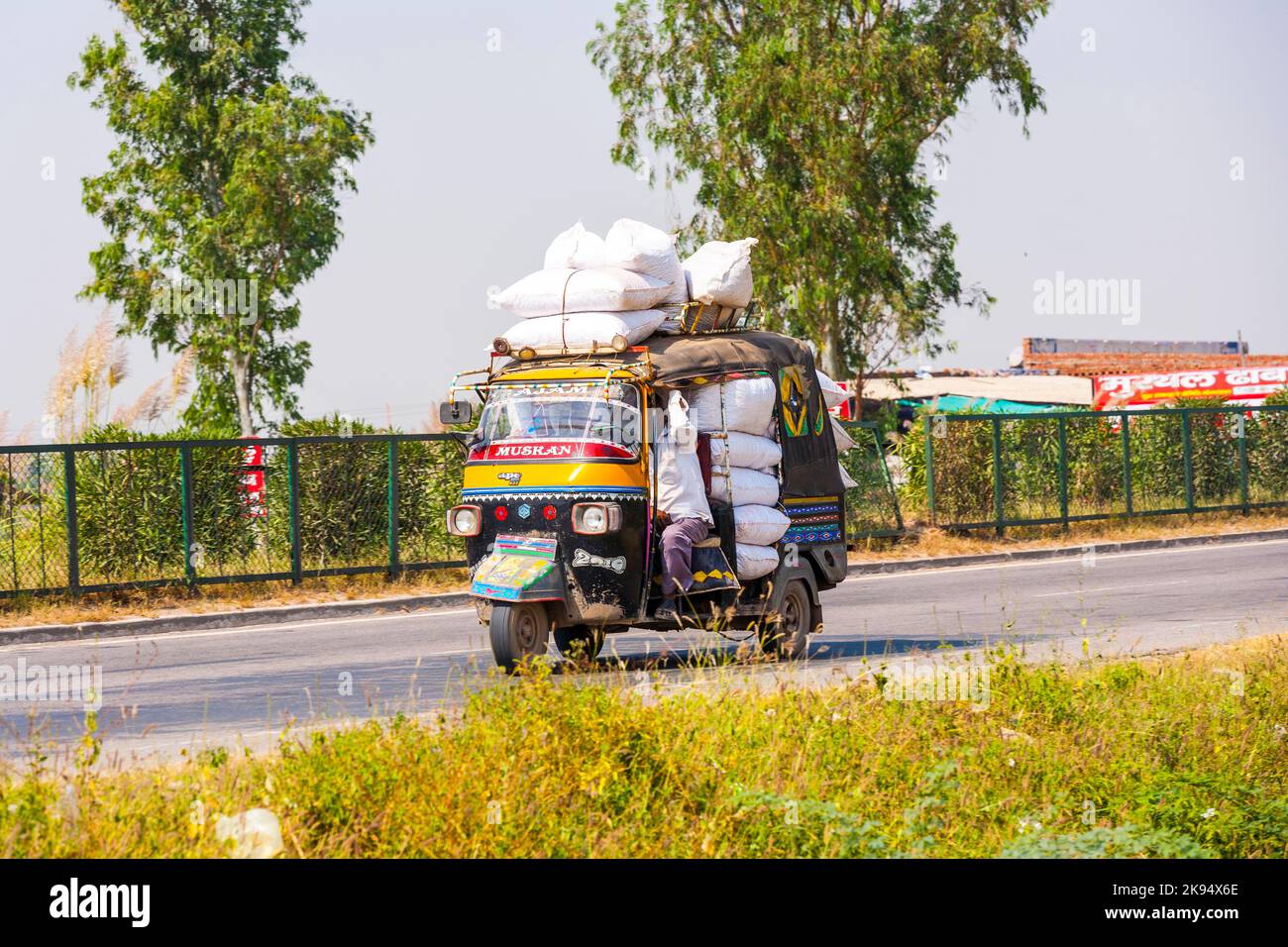 Overloaded truck people asia hi-res stock photography and images - Alamy