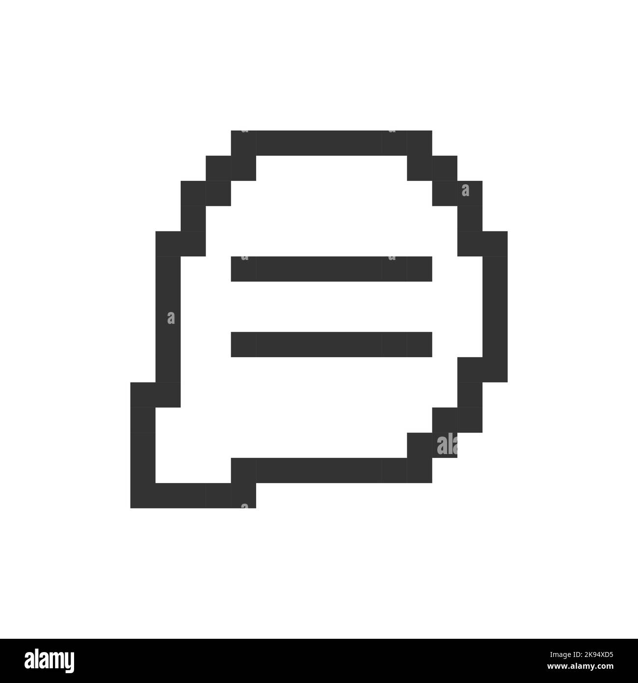 Buyer-to-seller chat pixelated ui icon Stock Vector Image & Art - Alamy