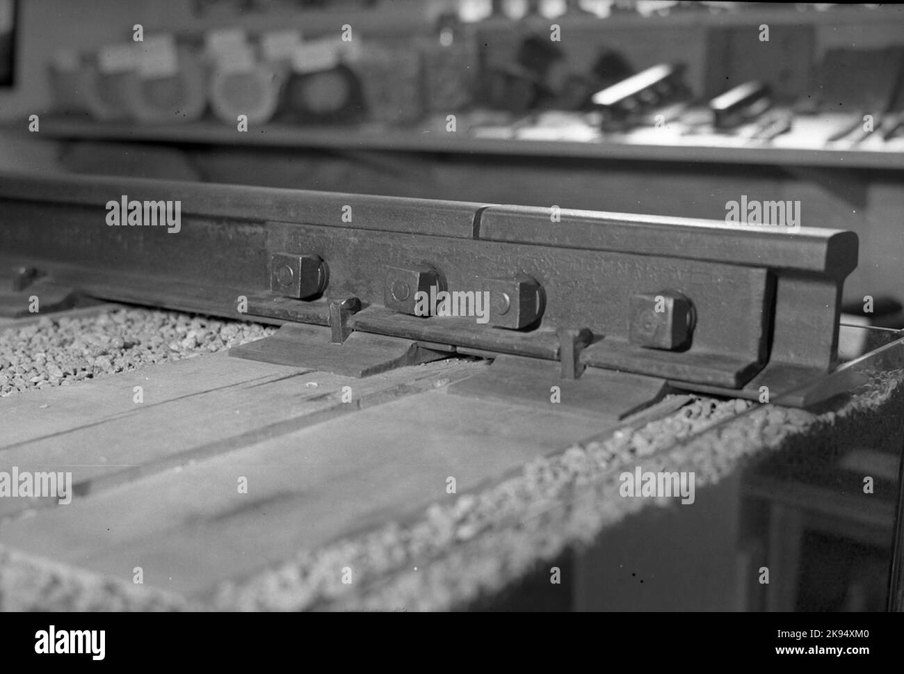 Rails; Railway Museum Stock Photo - Alamy