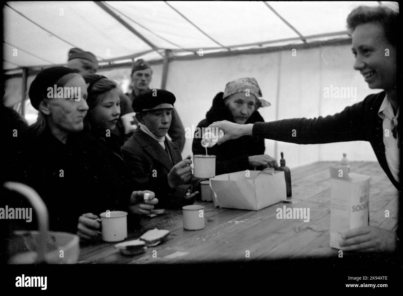 Evacuation of Finnish refugees, autumn 1944 Stock Photo - Alamy