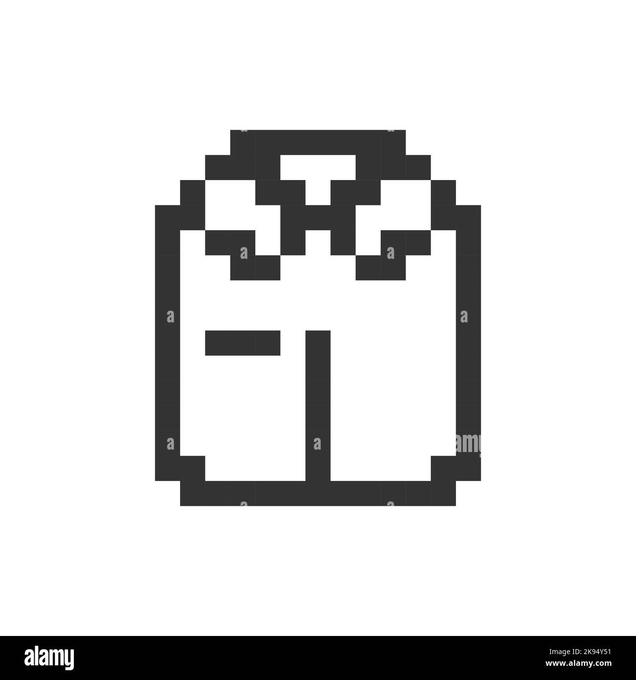 Folded shirt pixelated ui icon Stock Vector Image & Art - Alamy