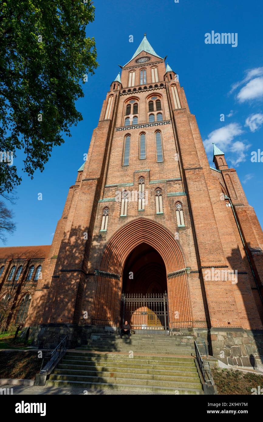 Schwerin cathedral of st marien and st johannis hi-res stock ...