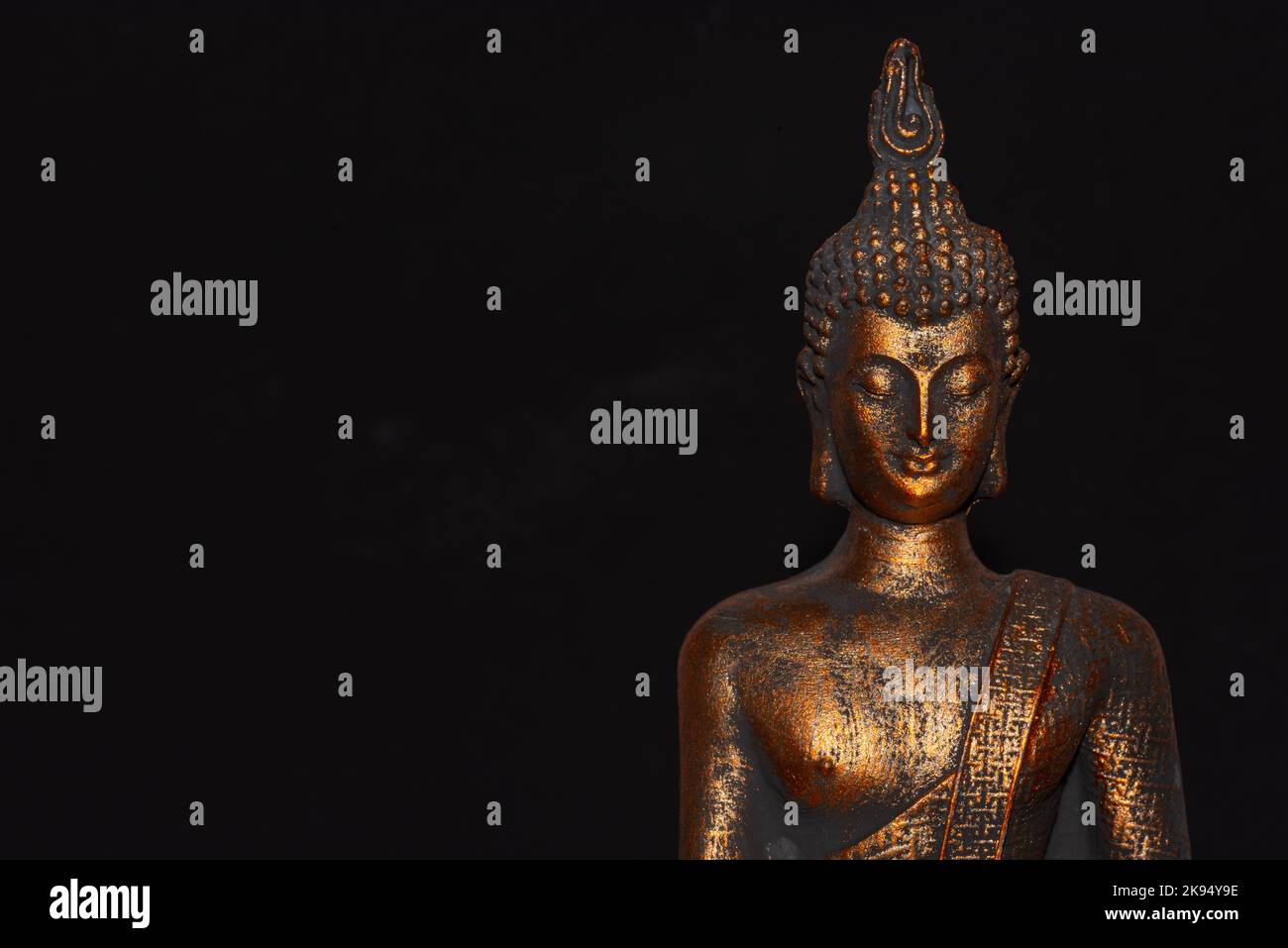 Netherlands. October 2022.buddha statue in calm rest pose. Shakyamuni ...