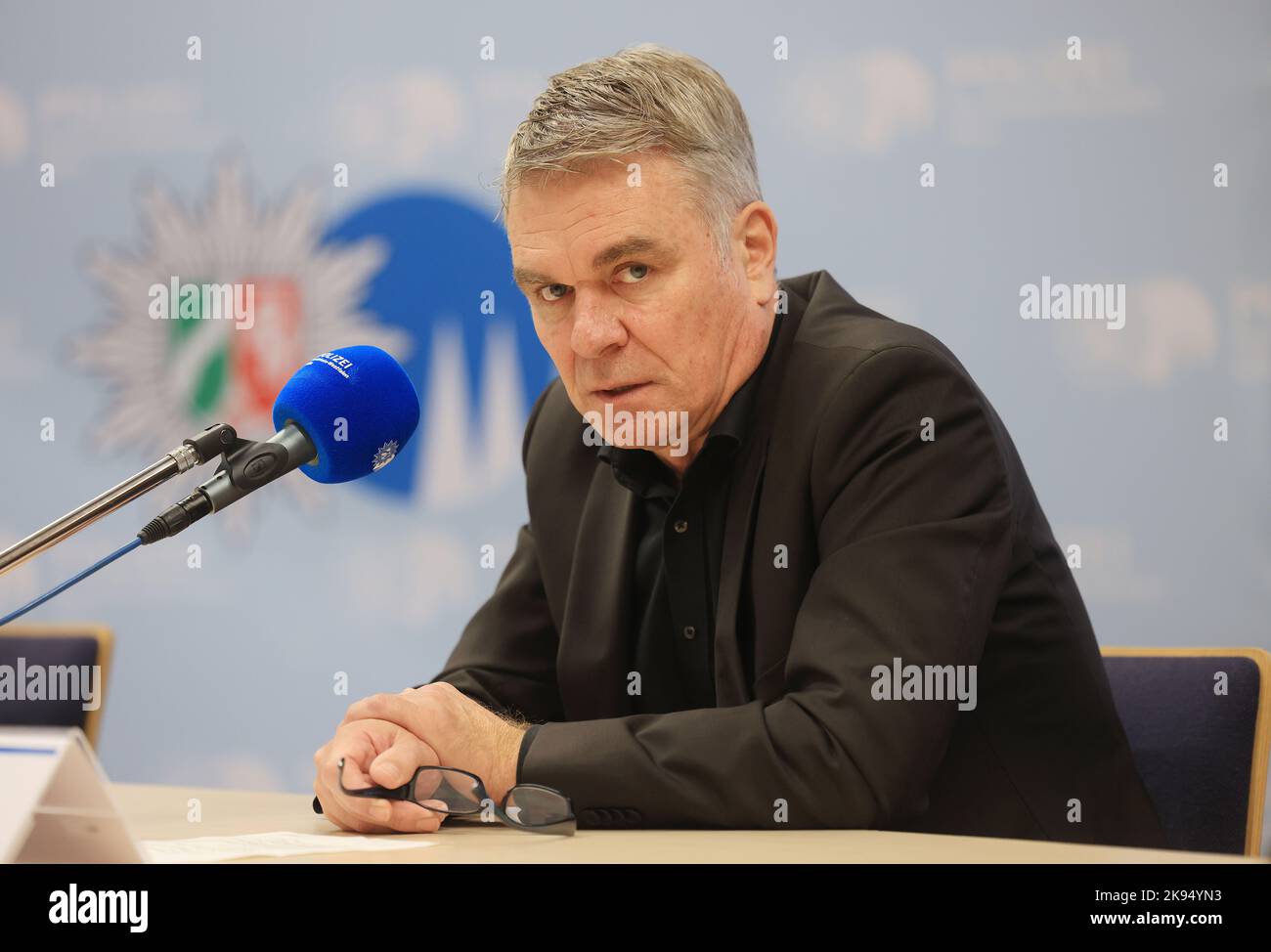 Cologne, Germany. 26th Oct, 2022. Markus Weber, head of the Cold Cases Investigation Group ...