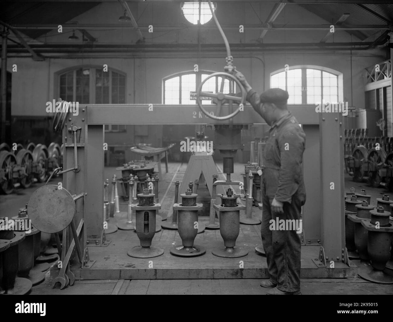 Workshop Interior Device For Buffer Maintenance Stock Photo Alamy