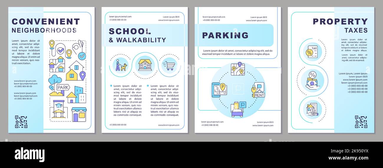 Best neighborhood brochure template Stock Vector Image & Art - Alamy