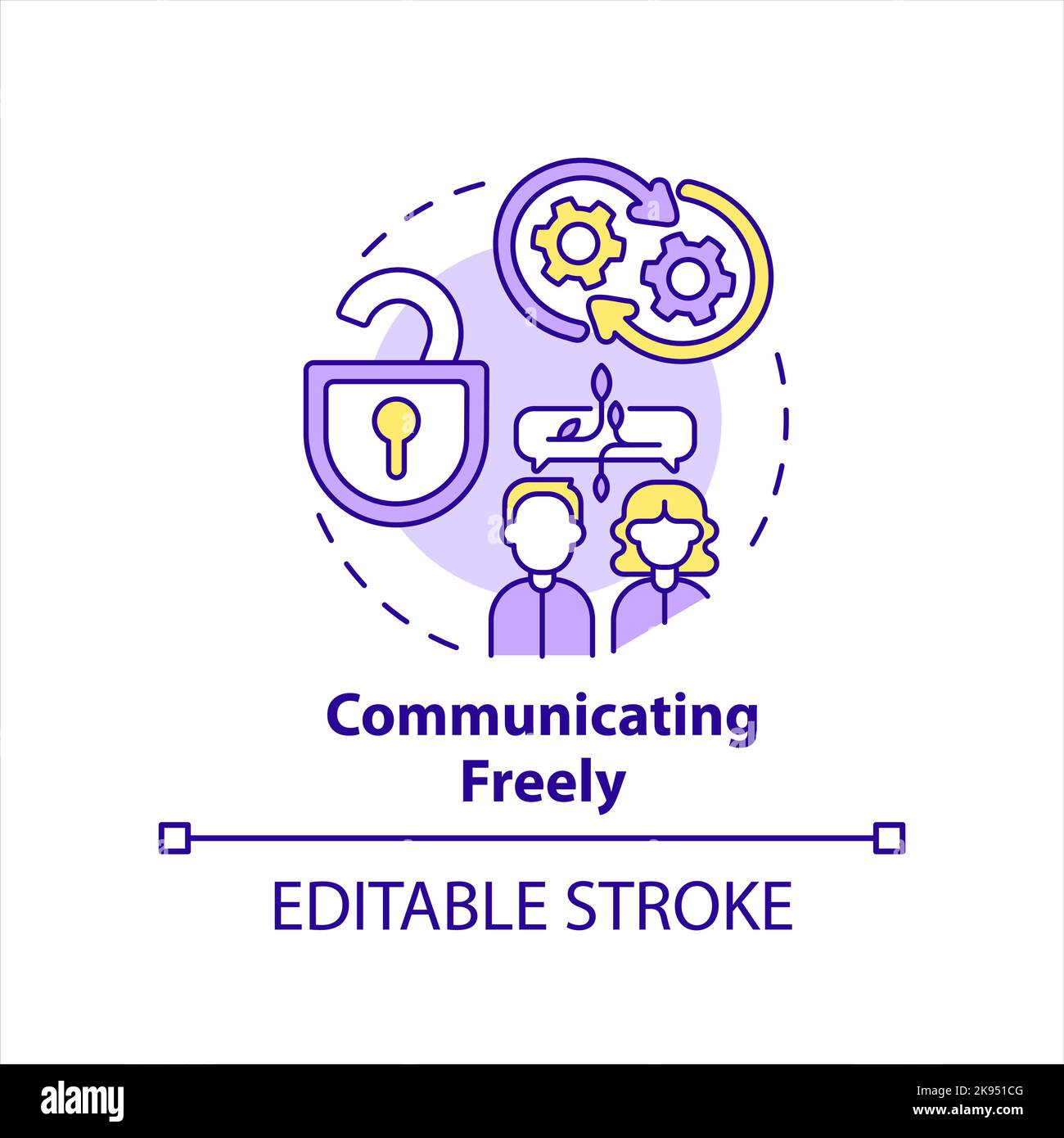 Workplace communicating Stock Vector Images - Alamy