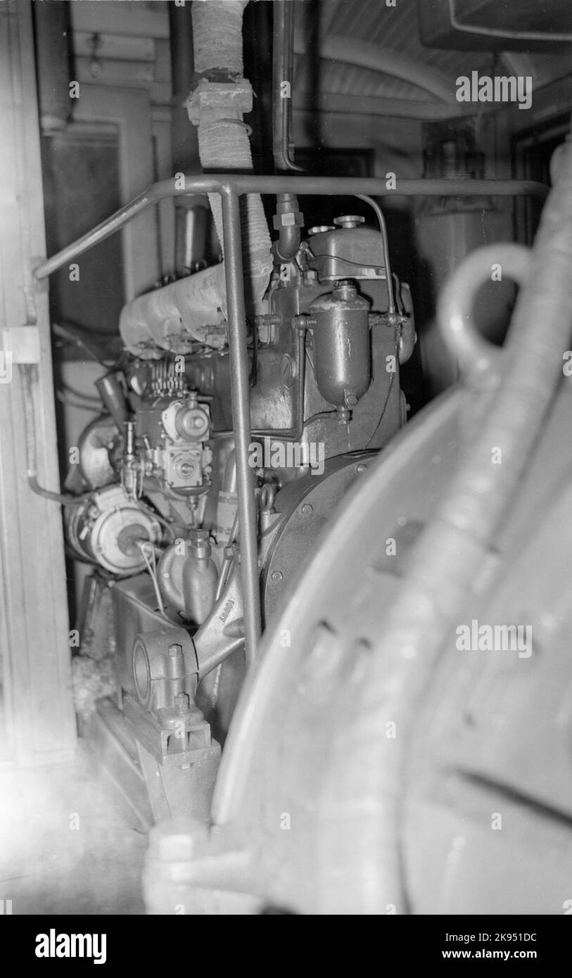 Diesel electric motor car. Stockholm - Nynäs Railway, SNJ XC0 2. Moder ...