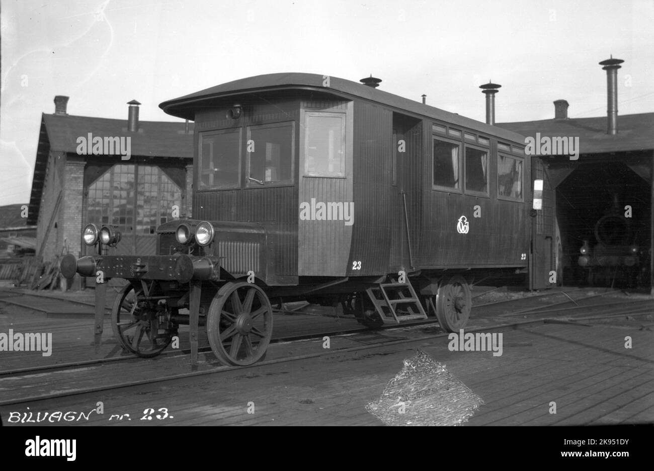 ÖCJ CARN 23. Rebuilt from truck, car a standard car from US Army during ...