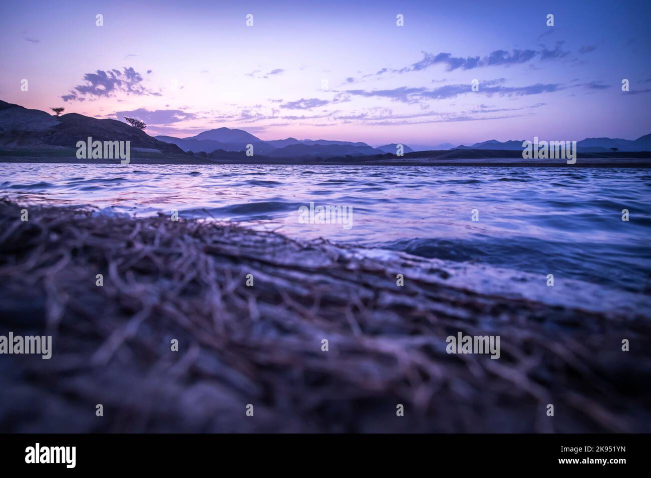 United Arab Emirates mountains view form Wadi Al Qor to Buraq Dam ...