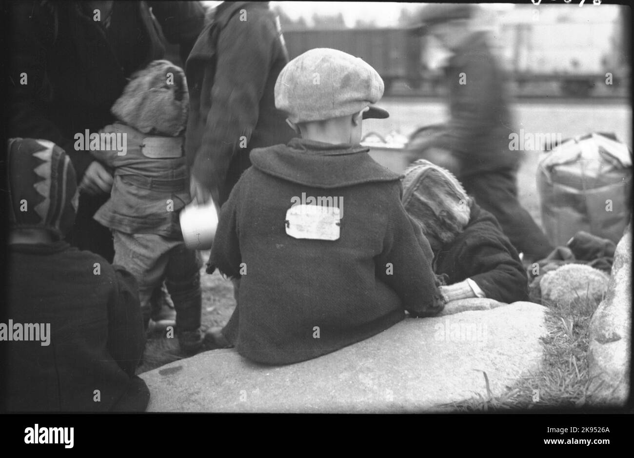 Evacuation of Finnish refugees, autumn 1944 Stock Photo - Alamy