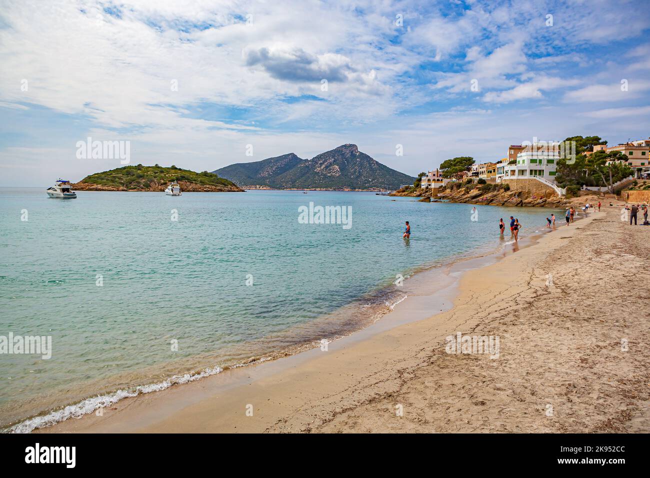 MALLORCA, BALEARIC ISLANDS, SPAIN - CIRCA MAI, 2016: The coast of ...
