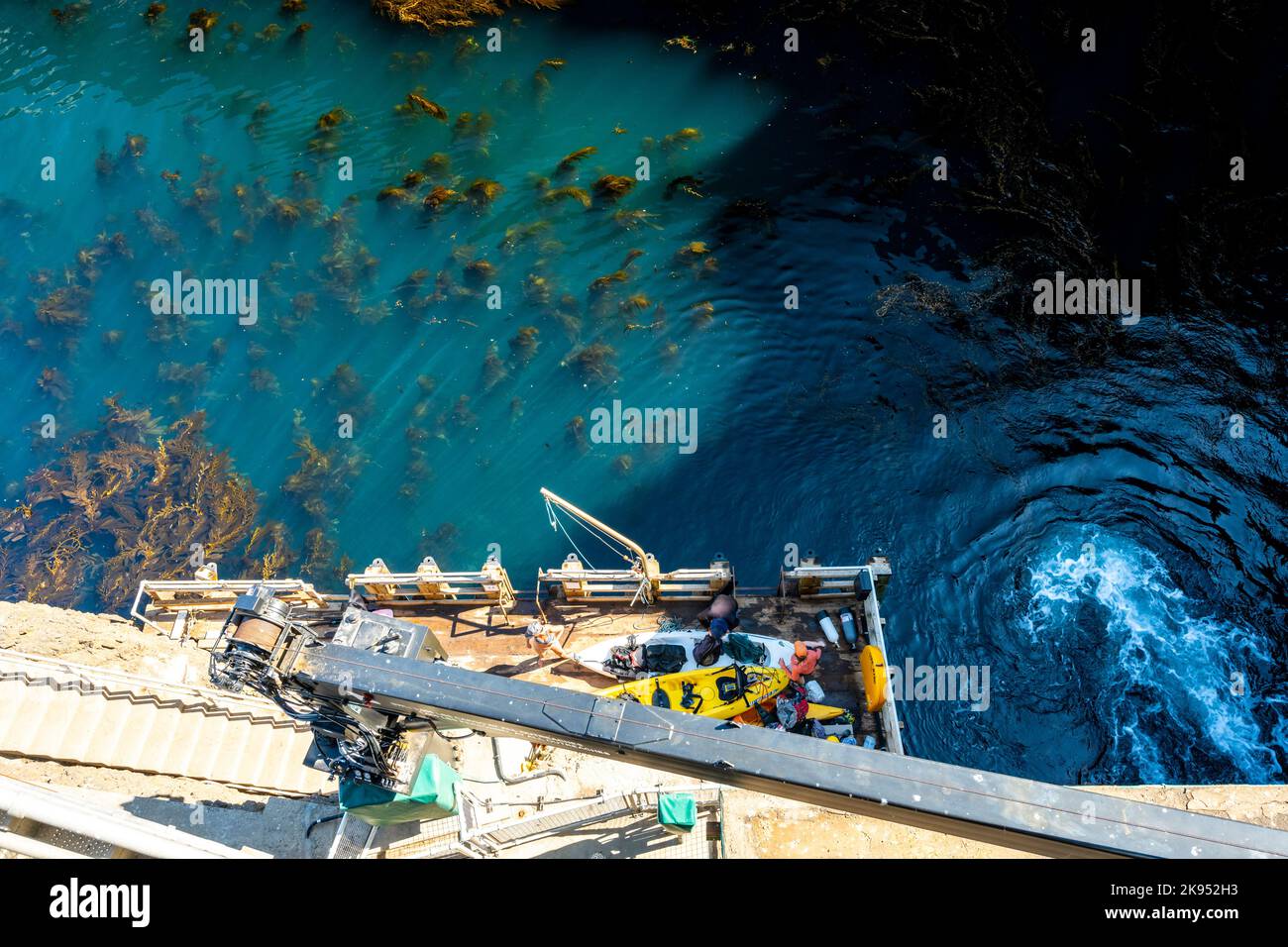 Scorpion Boat Dock On Anacapa Island in Channel Islands National Park ...