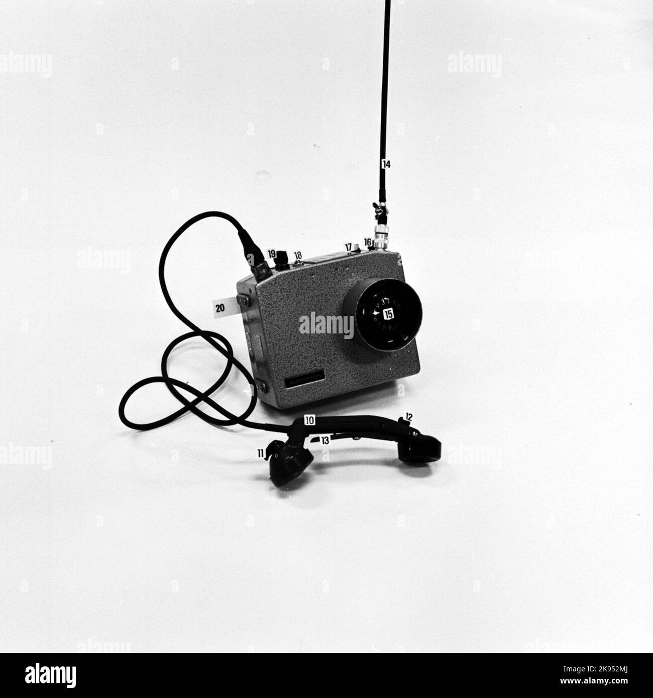 Parts for communication radio Stock Photo - Alamy