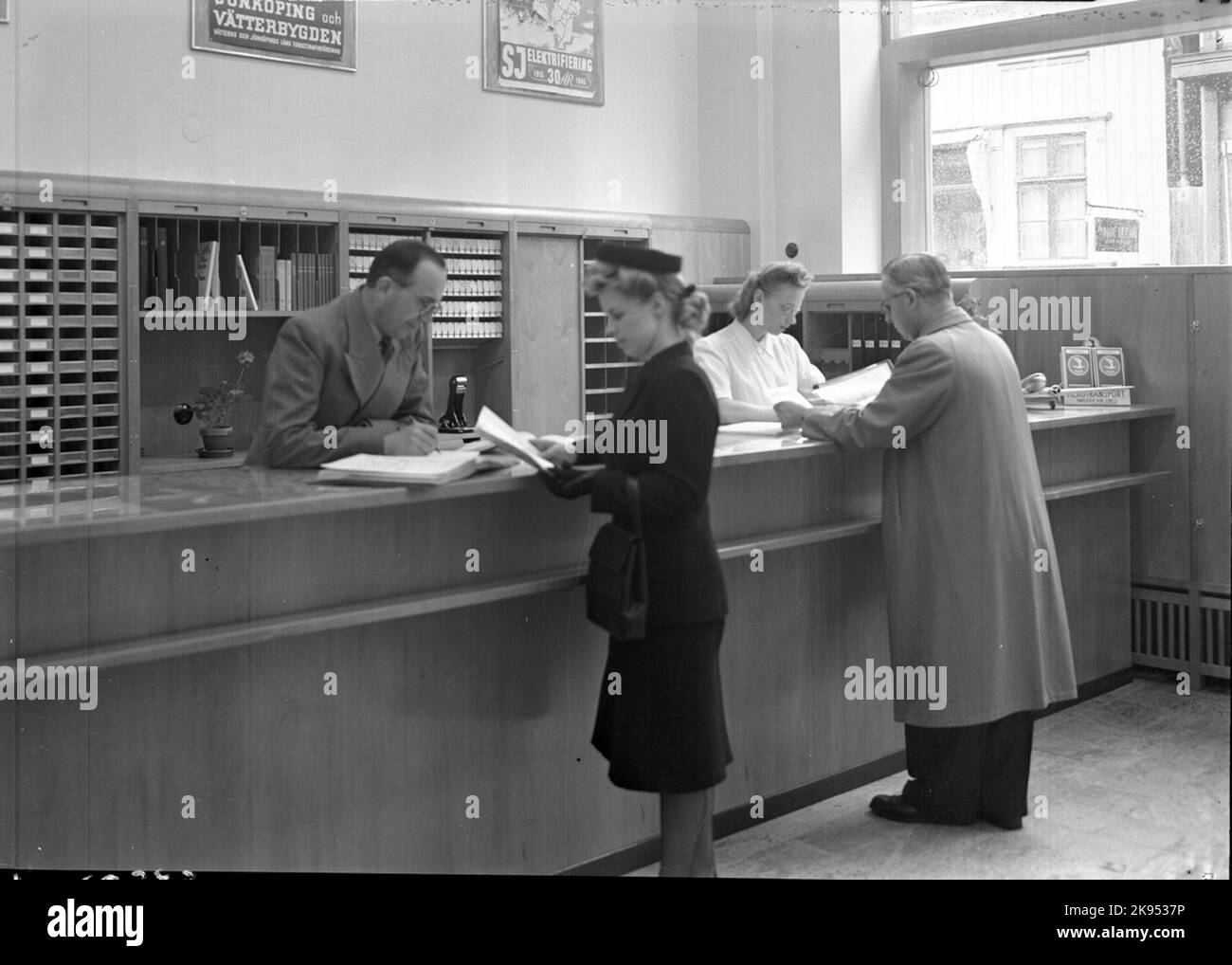 The State Railways, SJ Travel Agency, Borås. The picture is probably ...