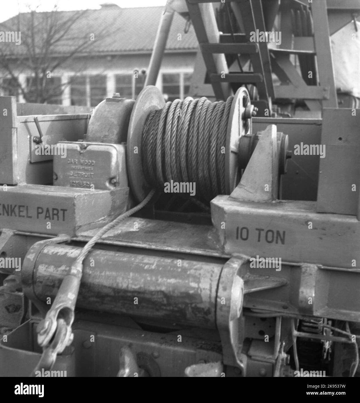 State Railways, SJ tow truck. Rear drawing device Stock Photo - Alamy